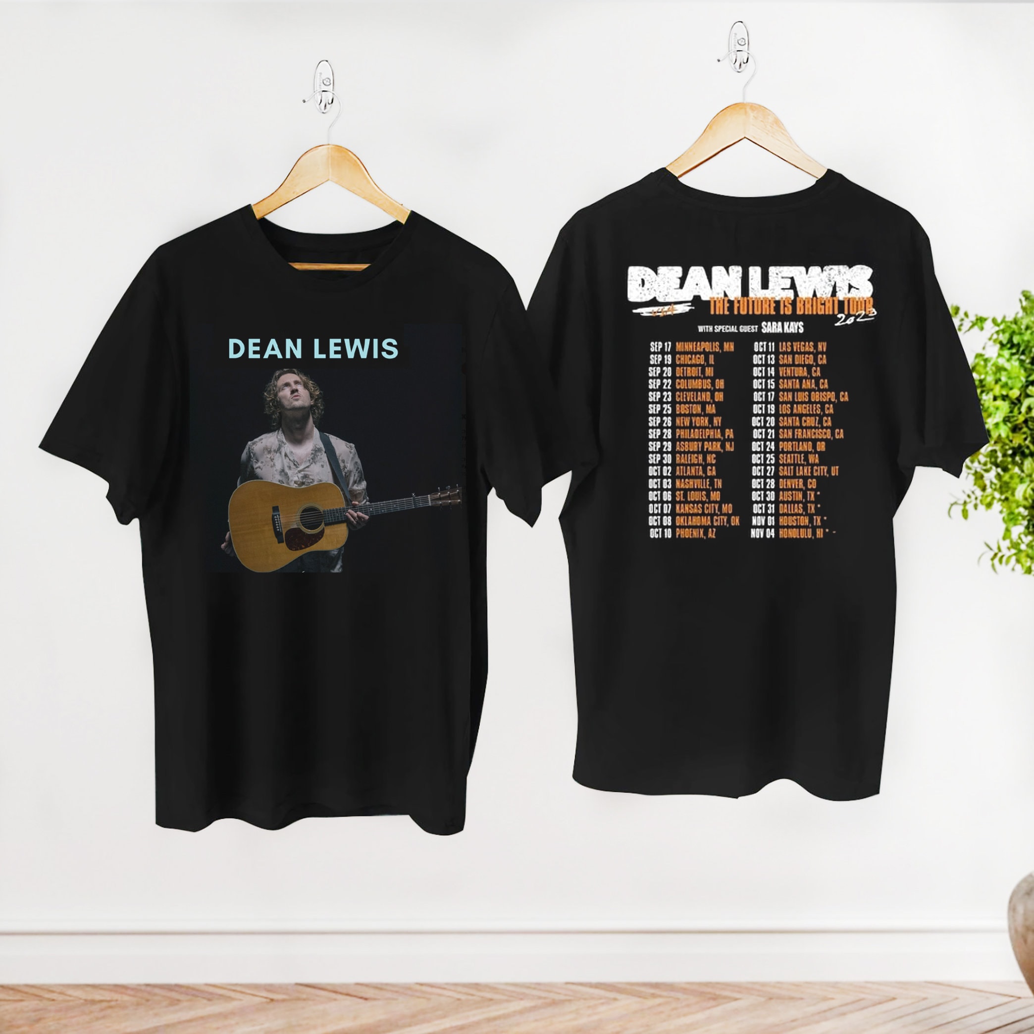 2023 Dean Lewis The Future Is Bright Tour T-Shirt, Dean Lewi | Inspire ...