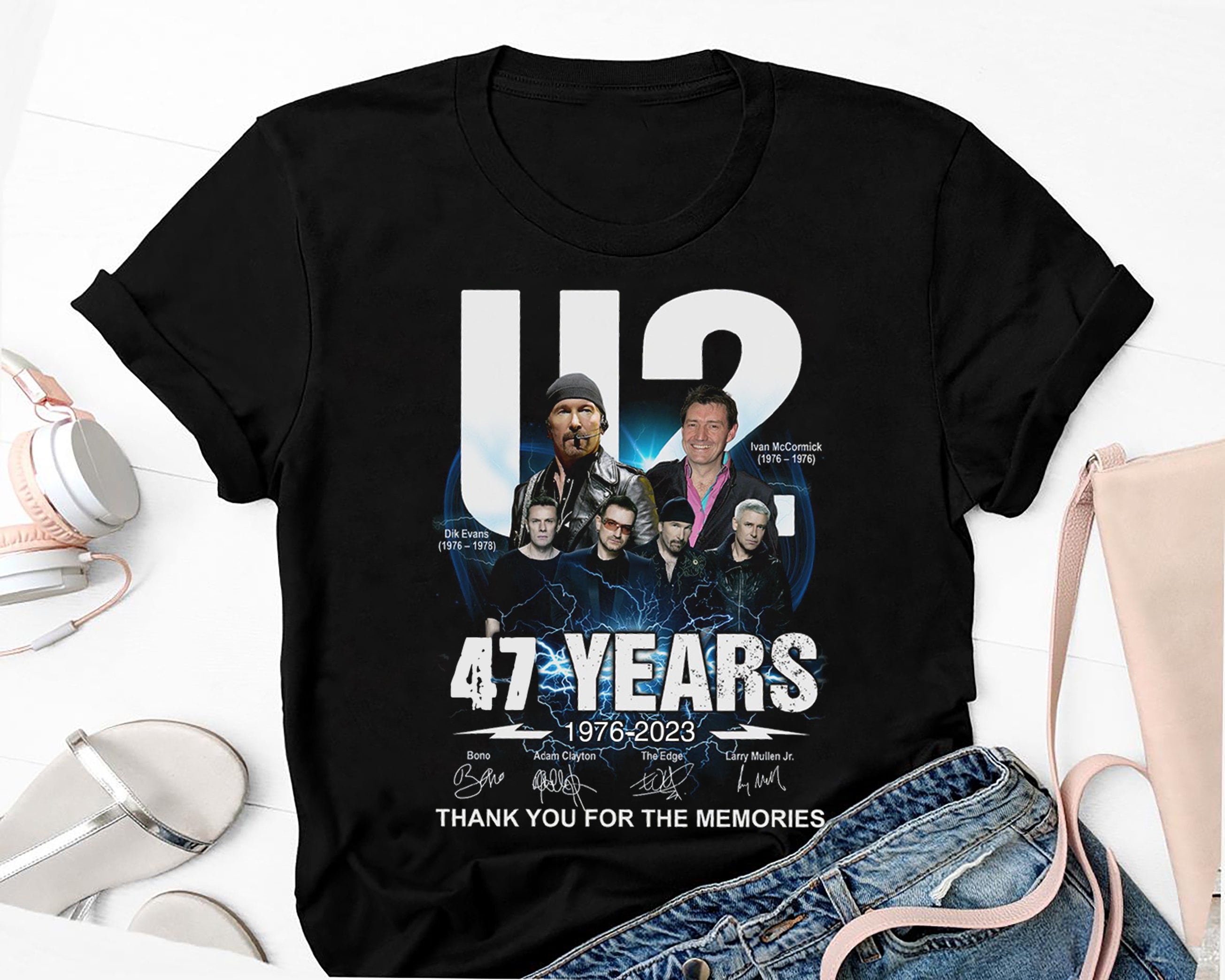 47 Years 1976-2023 U2 Band Shirt, Achtung Baby U2 Band Tour | Inspire ...