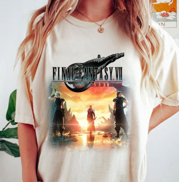 Final Fantasy VII Rebirth Shirt, Final Fantasy 7 Rebirth Shi | Inspire ...