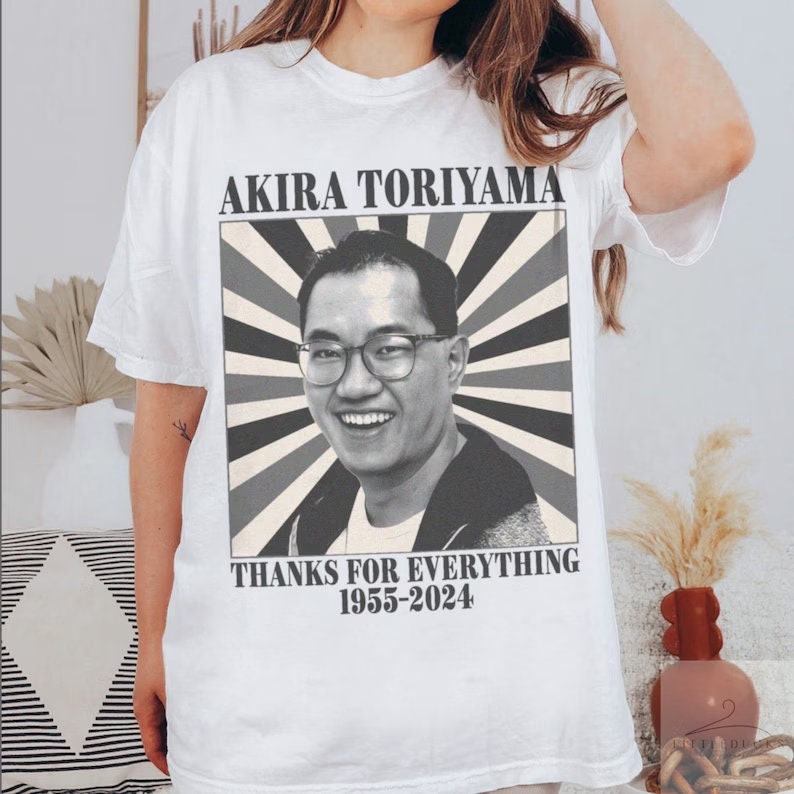 Akira Toriyama 1955 to 2024 Shirt, Akira Toriyama Unisex Shi | Inspire ...