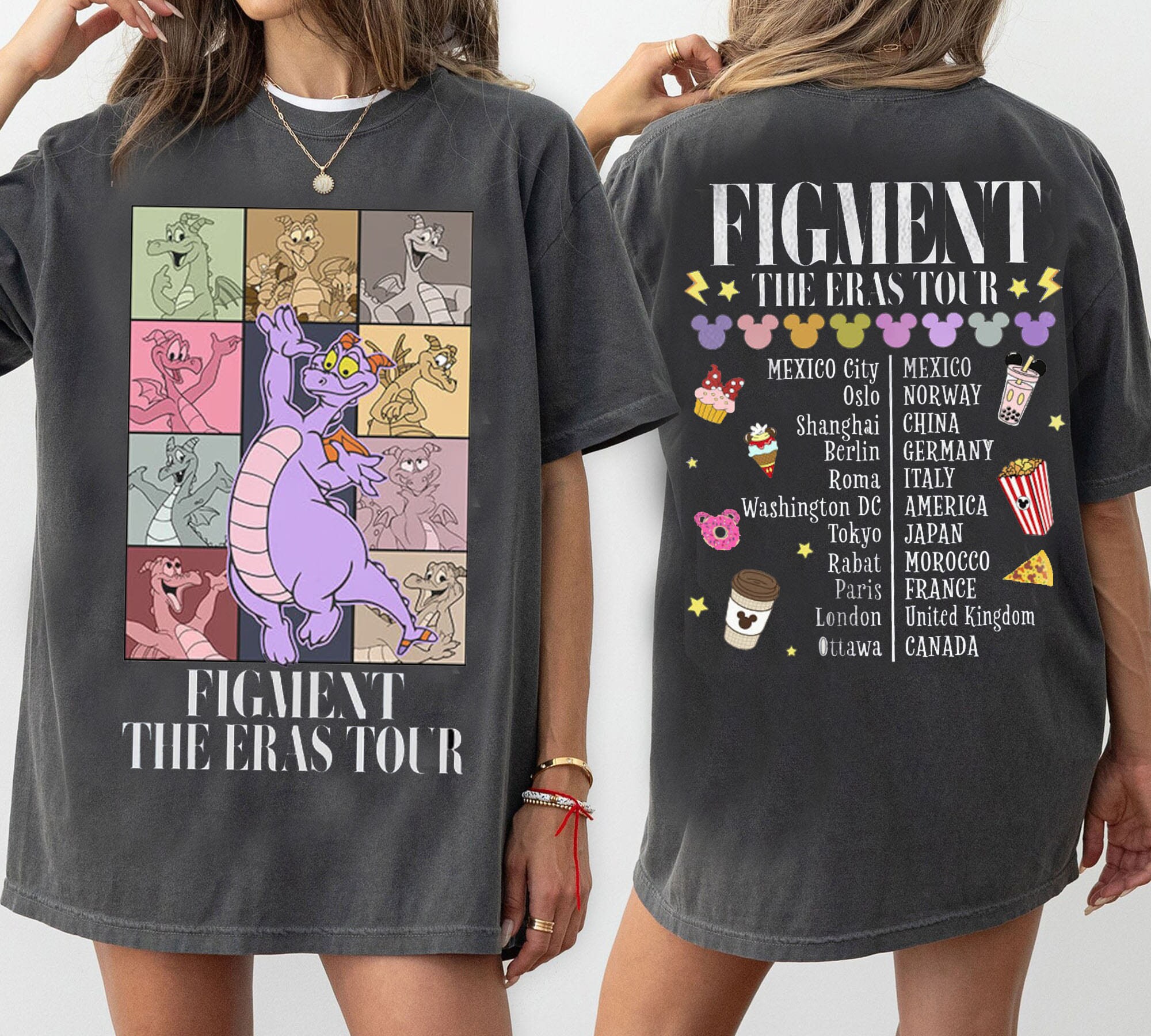 Disney Figment Shirt, Figment Epcot , Epcot World Tour Shirt | Inspire ...