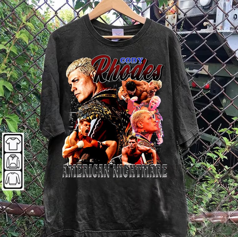 Vintage 90s Graphic Style Cody Rhodes T-shirt, Cody Rhodes S | Inspire ...