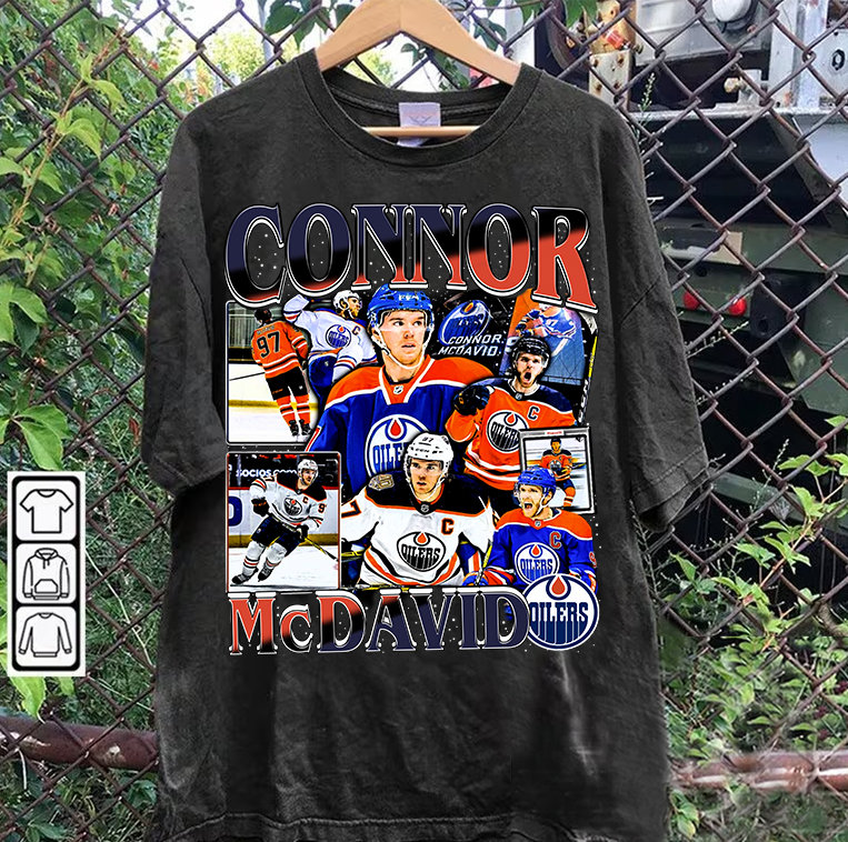 Vintage 90s Graphic Style Connor McDavid Tee, Connor McDavid | Inspire ...