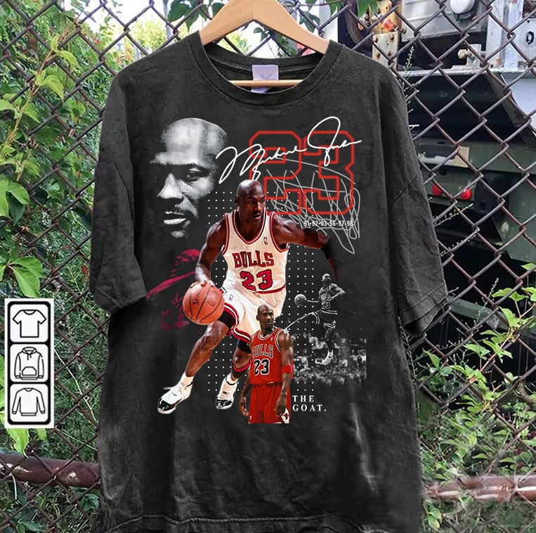 Vintage 90s Graphic Style Michael Jordan T-shirt, Michael Jo | Inspire ...