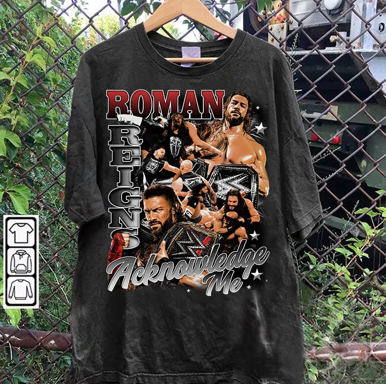 Vintage 90s Graphic Style Roman Reigns Shirt, Roman Reigns T | Inspire ...