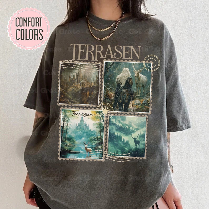 Throne Of Glass Aelin Galathynius Shirt - Terrasen ACOTAR Te | Inspire ...