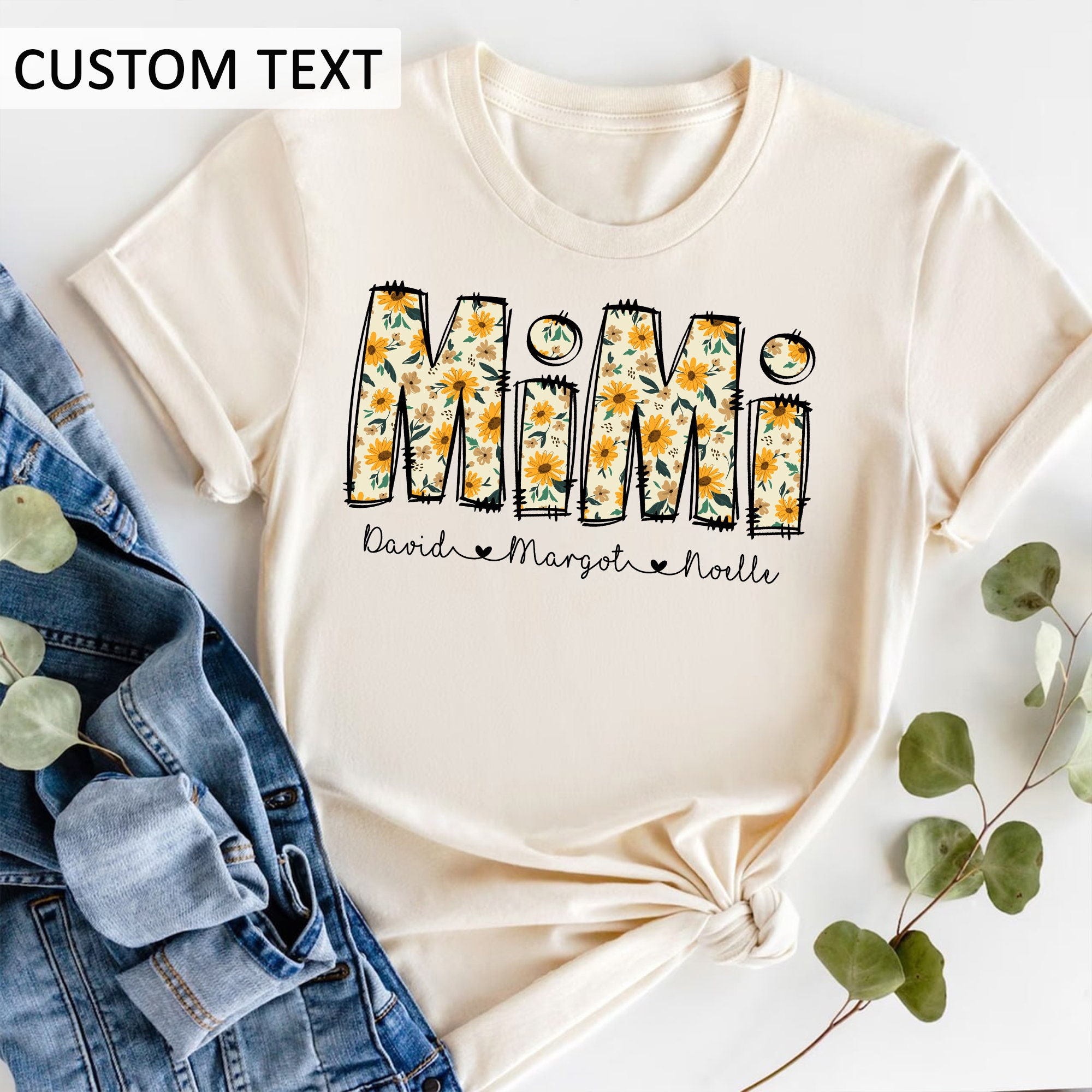 Personalized Mimi Tshirt, Mimi Customized Name Of Kids Tshir - Inspire ...