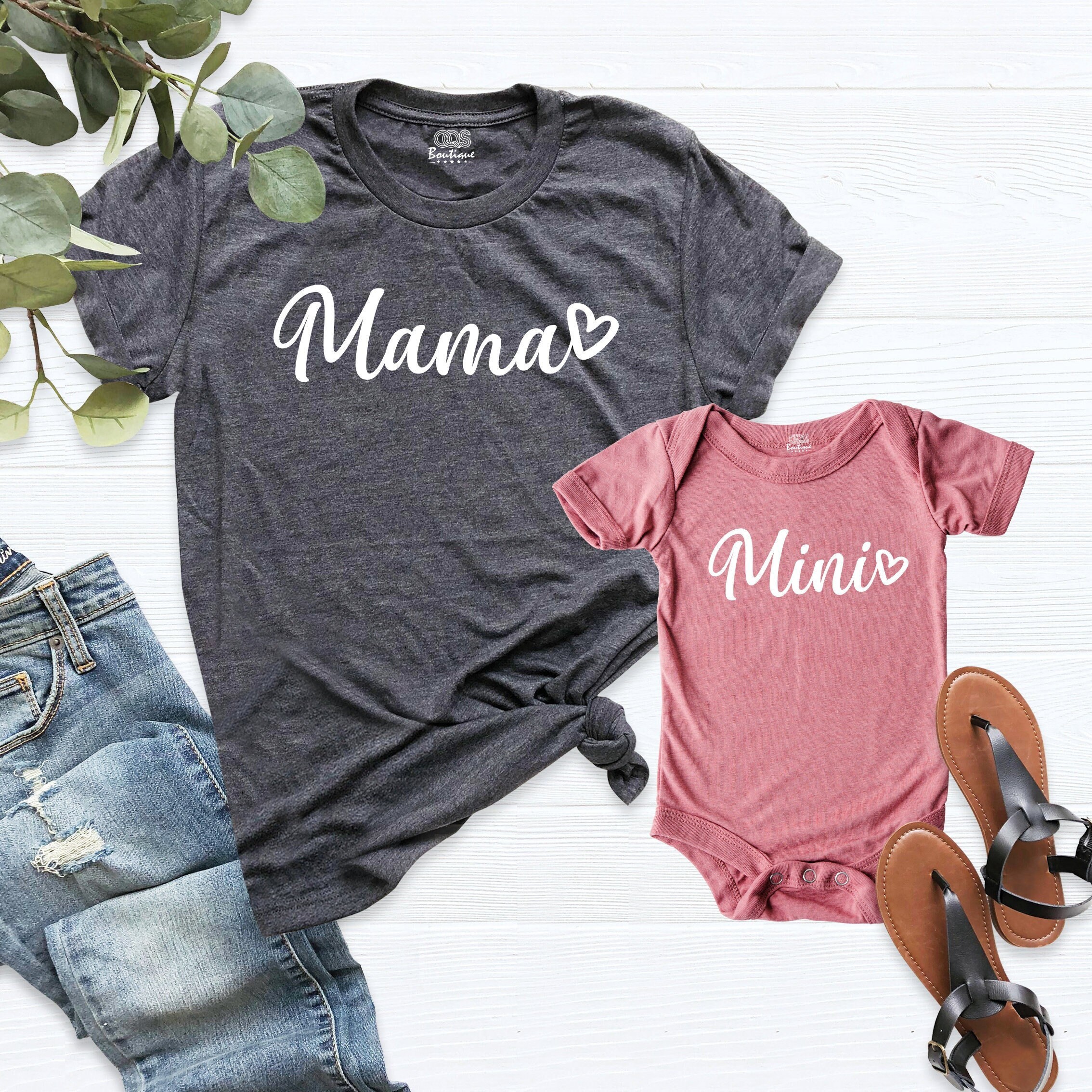 Mama and Mini Matching Shirts, Matching Mommy and Me Shirt, | Inspire ...