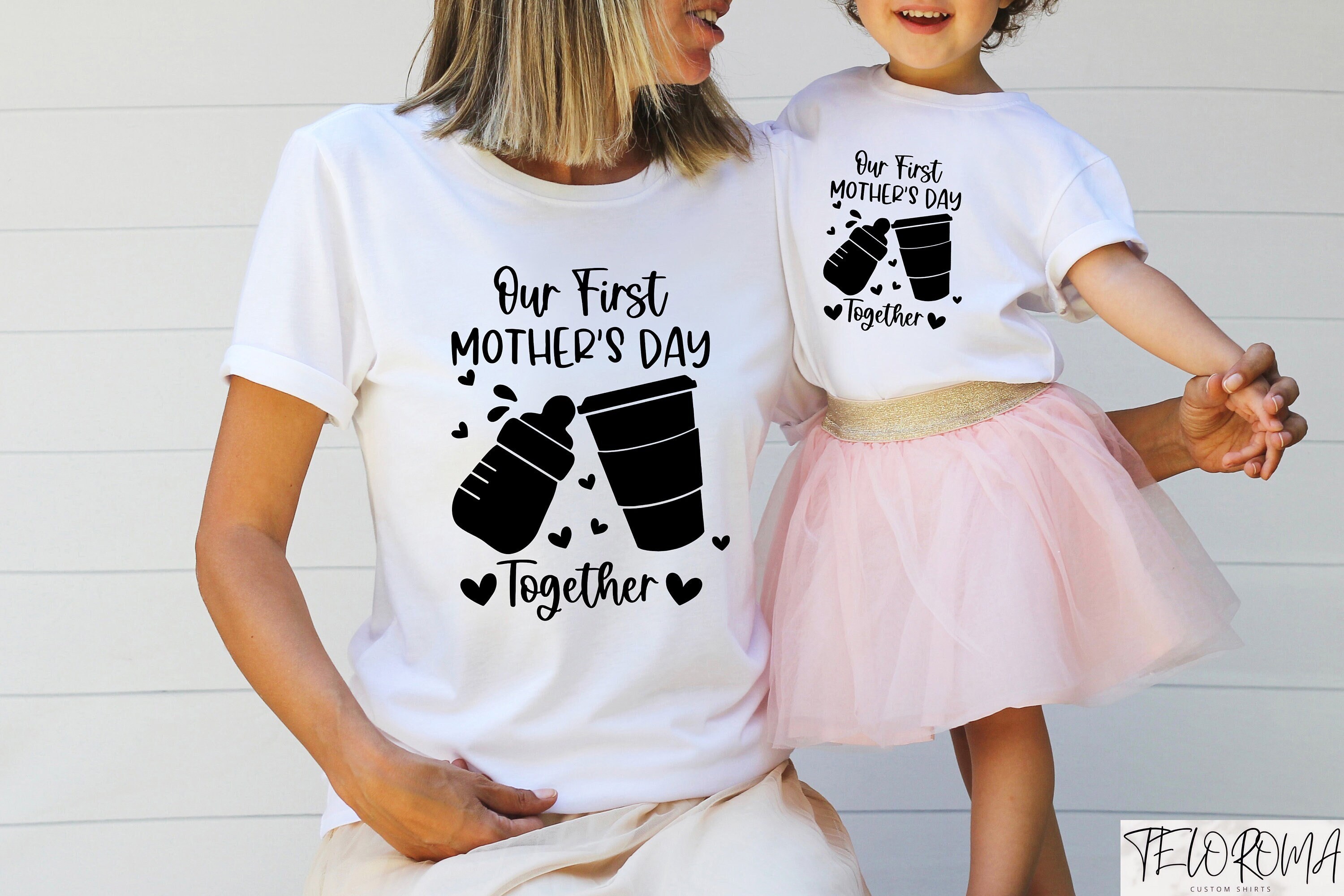 Our First Mothers Day Together, Mothers Day Matching Shirt | Inspire Uplift