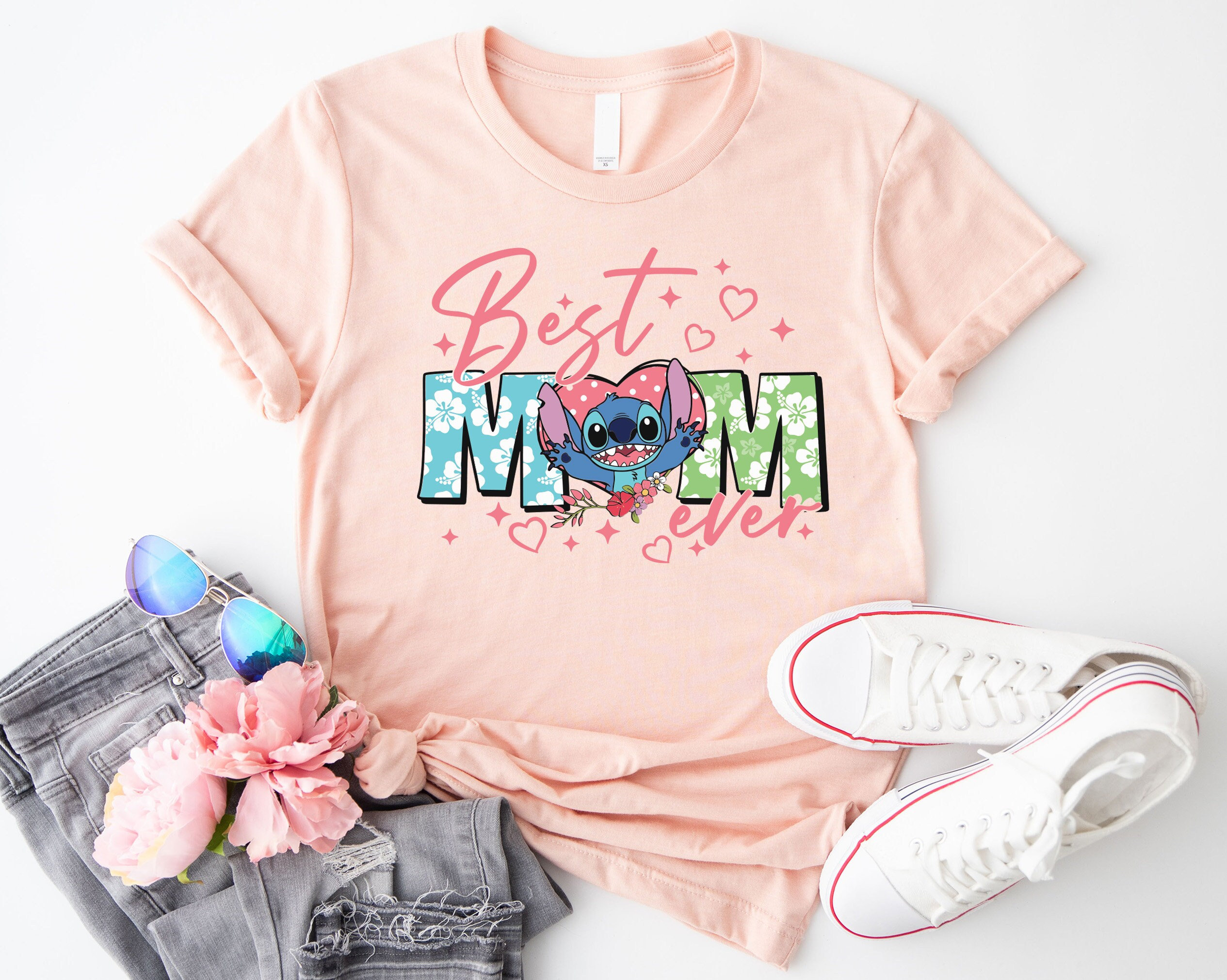 Disney Stitch Mom T-Shirt, Best Mom Ever Shirt, Disney Trip | Inspire ...
