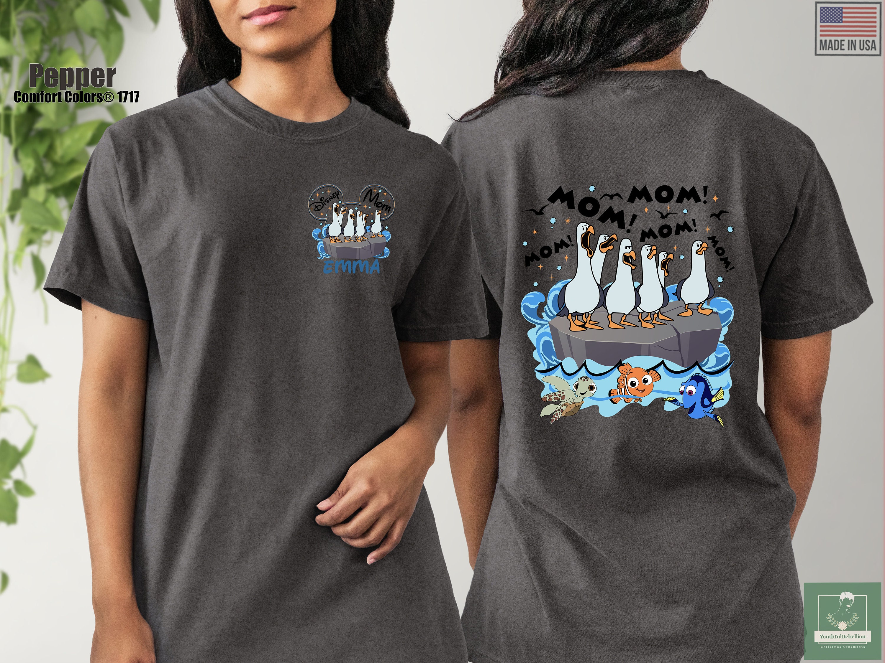 Custom Finding Nemo Seagulls Mom Shirt, Disneyland Pixar Mom - Inspire ...