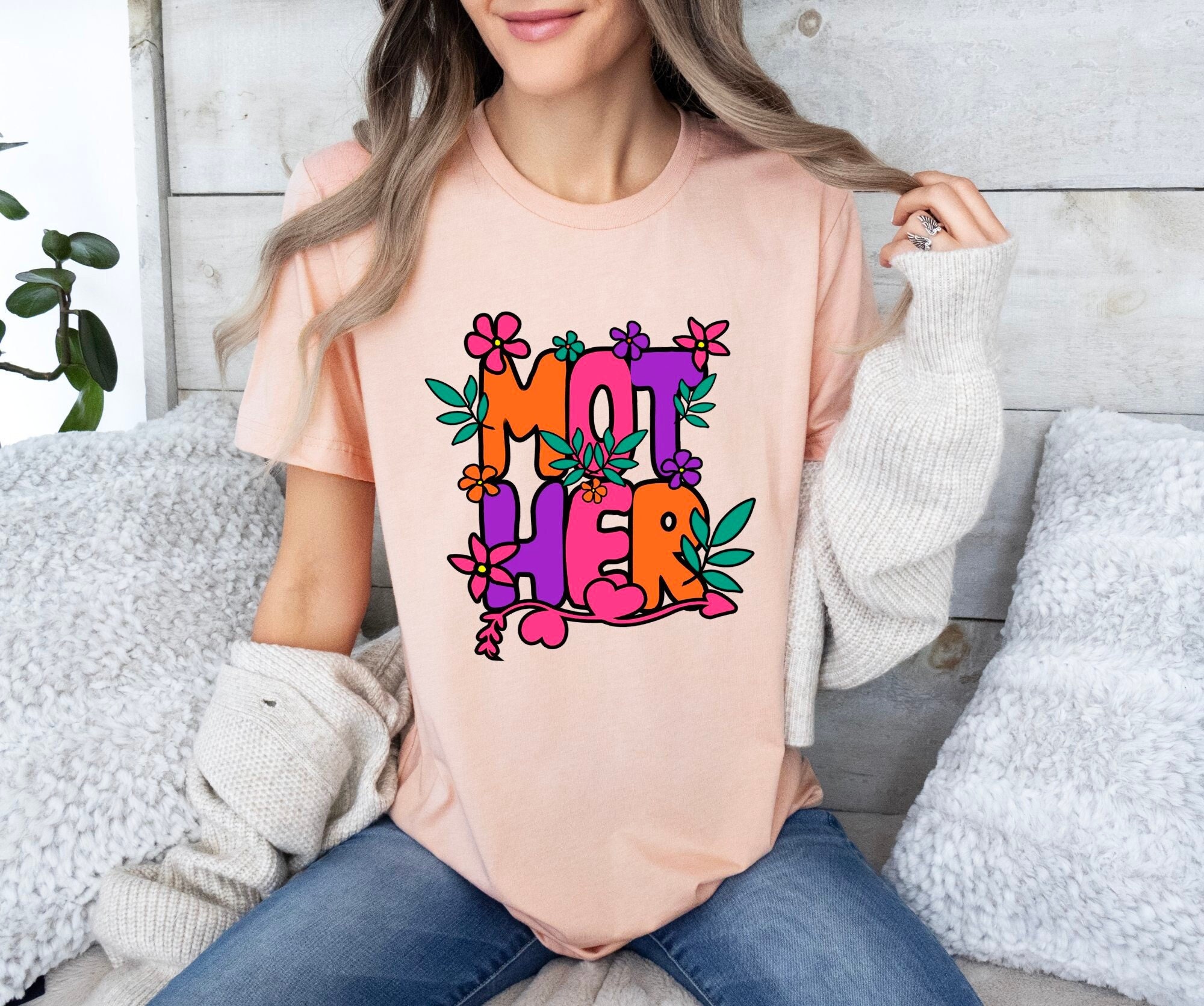 Floral Mother Shirt, Mama Shirt, Mom Life Shirt, Gift For Mo | Inspire ...
