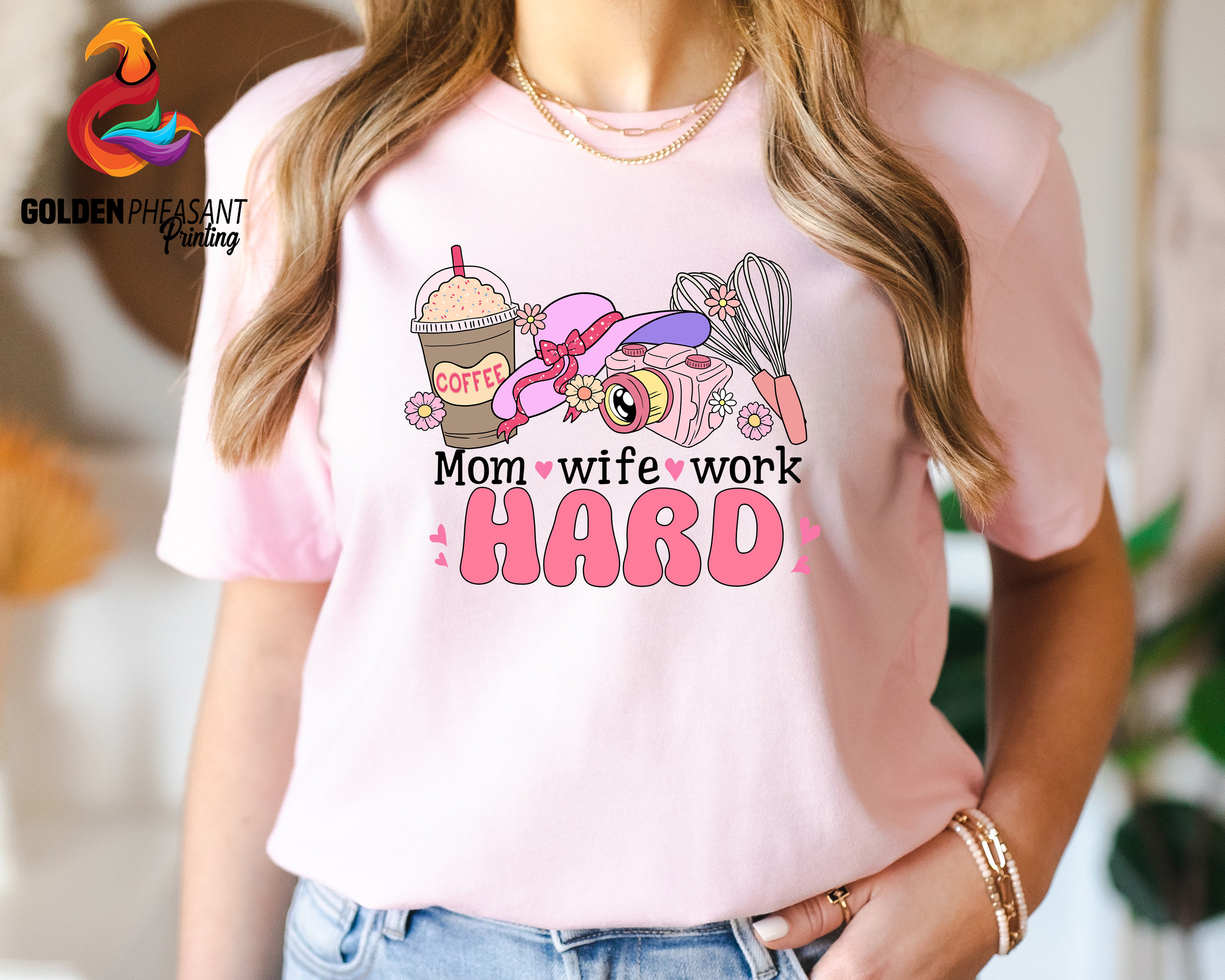 Mom Hard Wife Hard Work Hard Shirt, Funny Mom Shirt, Mom Lif - Inspire ...