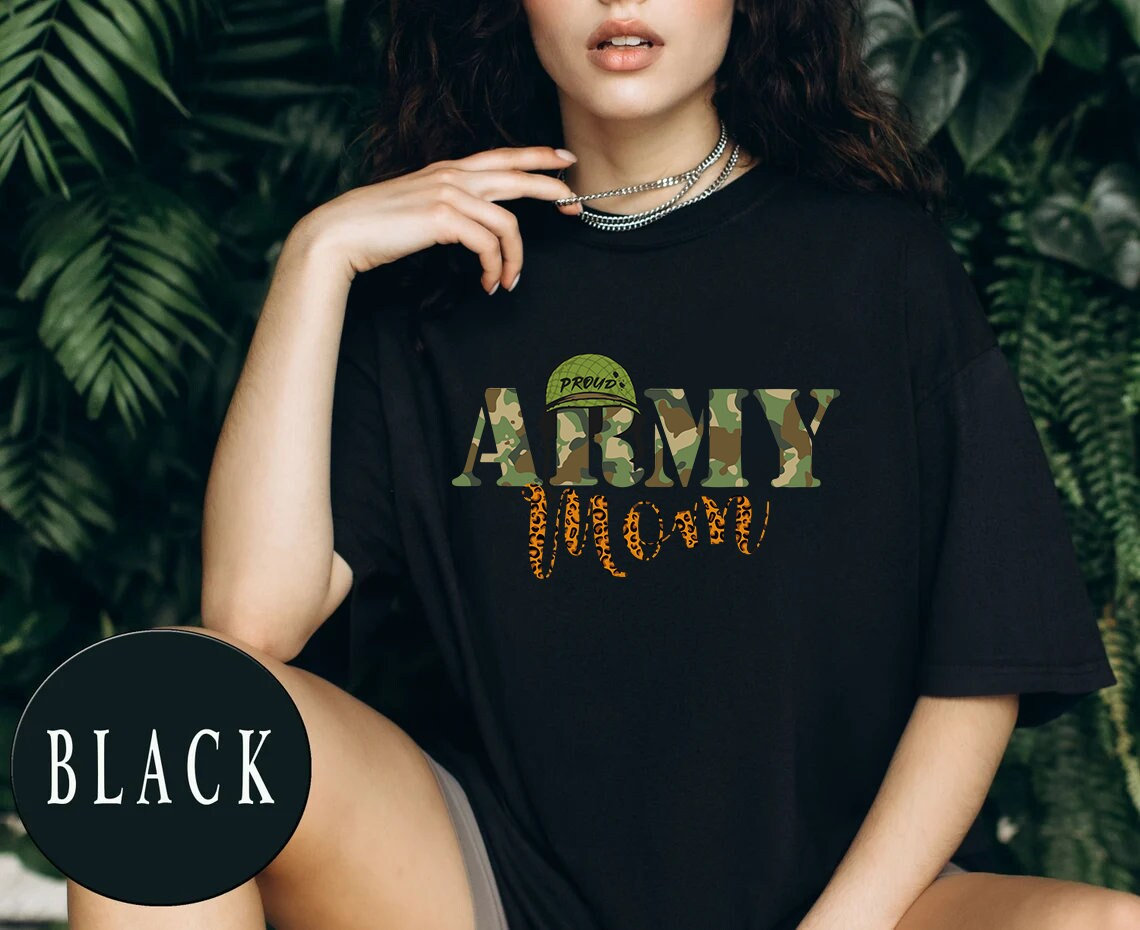 Custom Army Mom Shirt, Proud Army Mom Shirt, Military Mom Sh | Inspire ...
