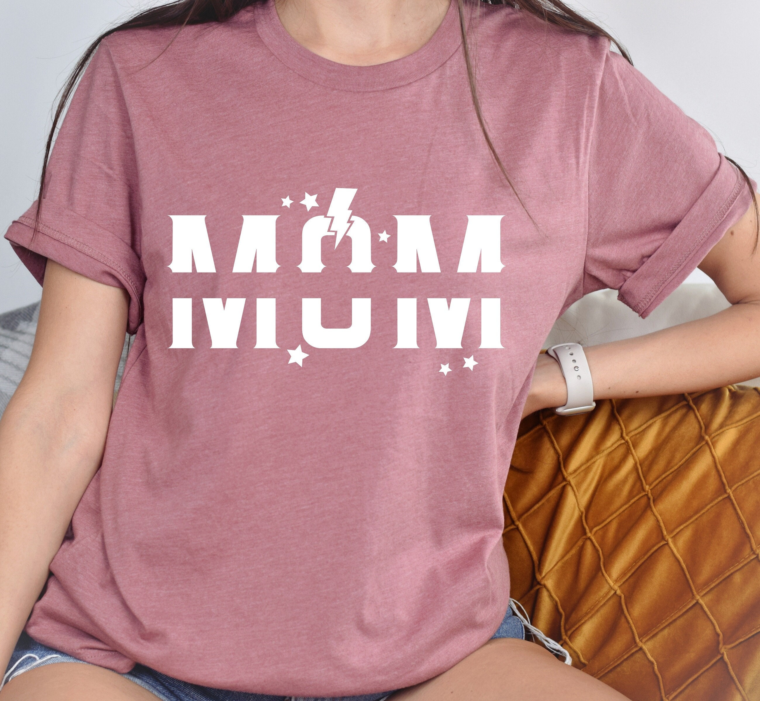 Mom Lightning Shirt, Funny Mom T-Shirt, Retro Mom Gift, Cute | Inspire Uplift