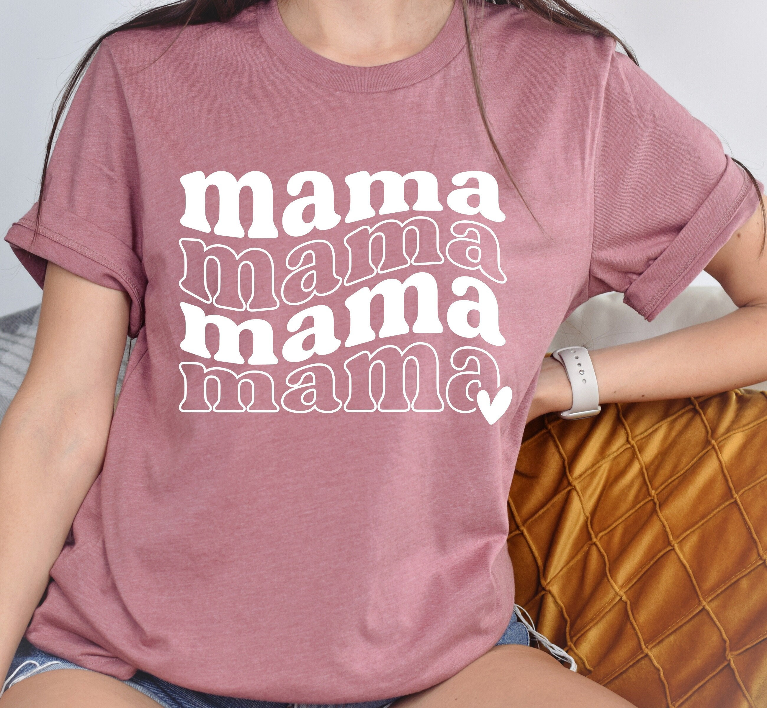 Retro Mama Shirt, Cute Mama T-Shirt, Funny Mama Tee, Mothers - Inspire ...