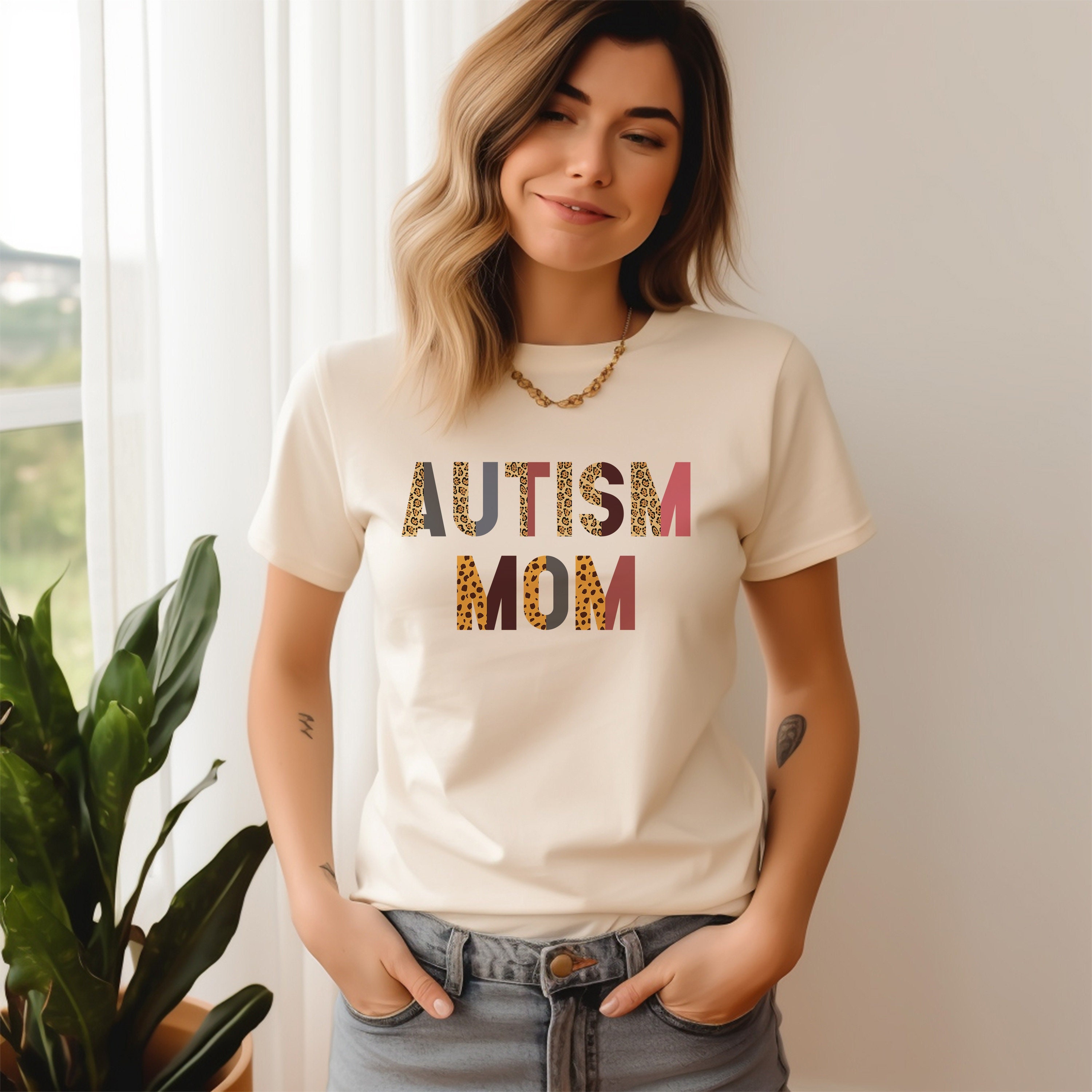 Autism Mom Shirt, Leopard Autism Mom Shirt, Autism Mom Gift, | Inspire ...