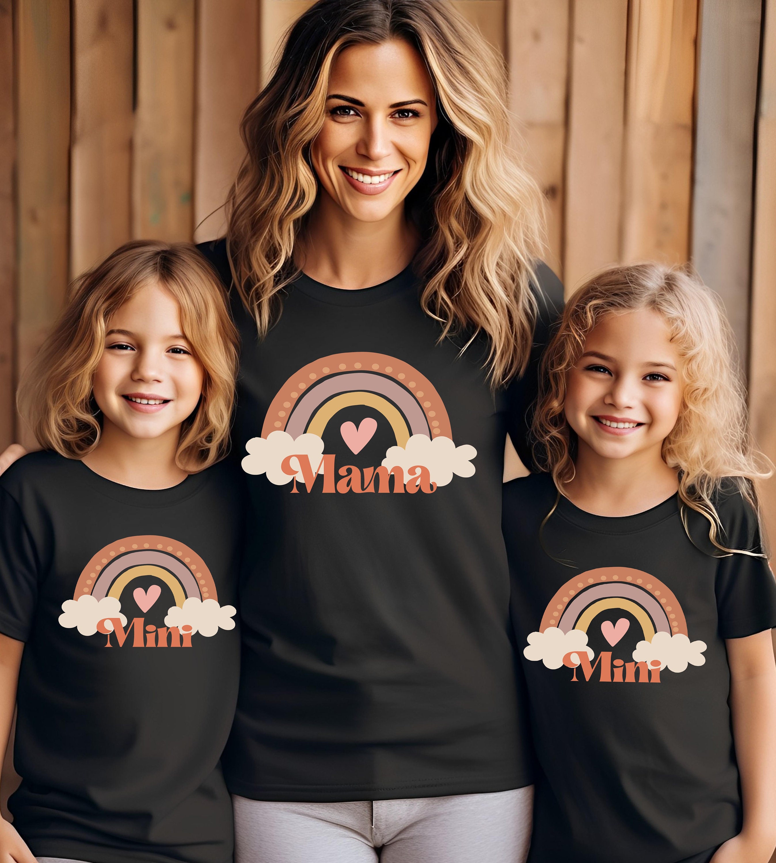 Mama Mini Rainbow Shirts, Mama Mini Matching Shirt, Mom and - Inspire ...