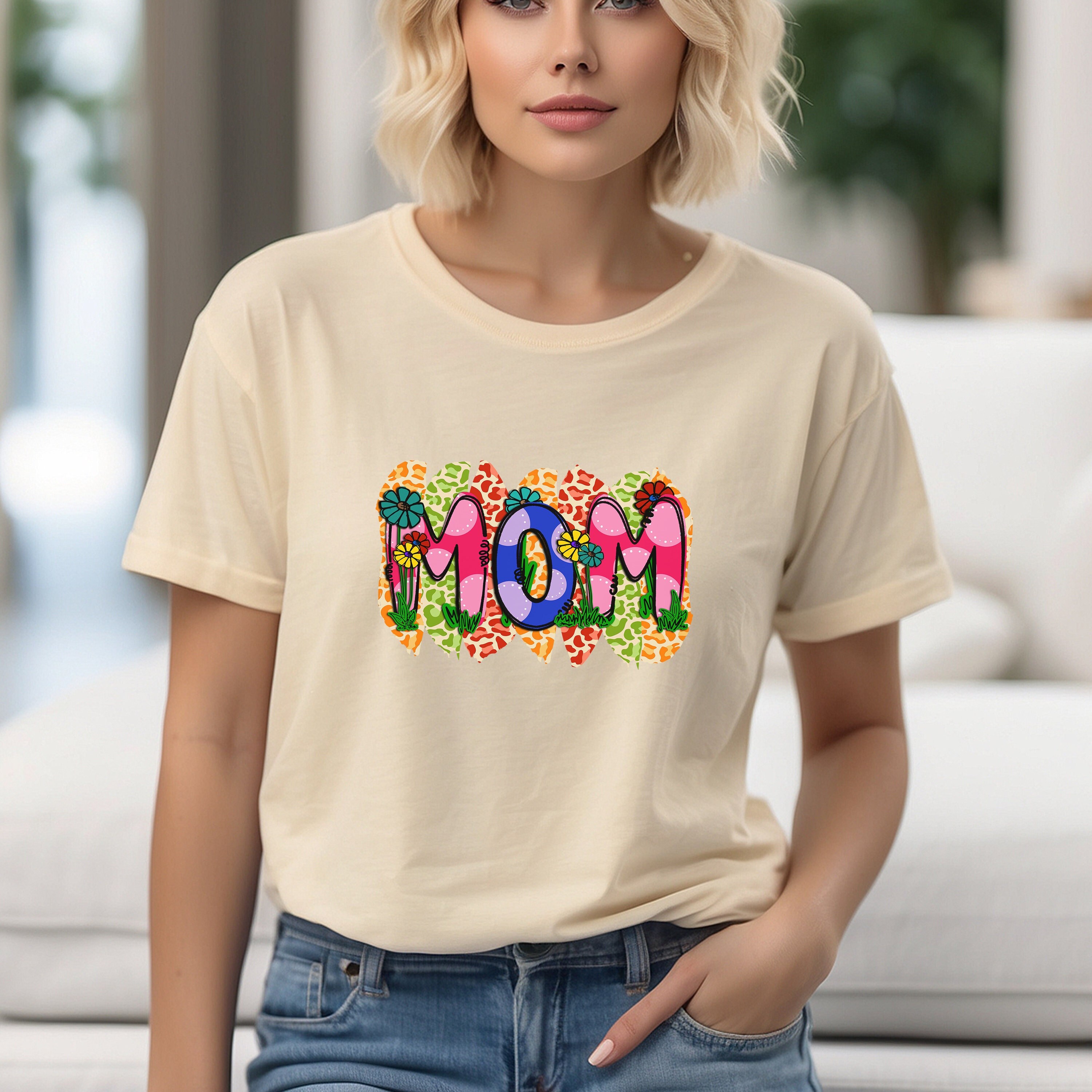 Colorful Mom Shirt, Mom Shirt, Mothers Day Outfit, Mom Gifts | Inspire ...