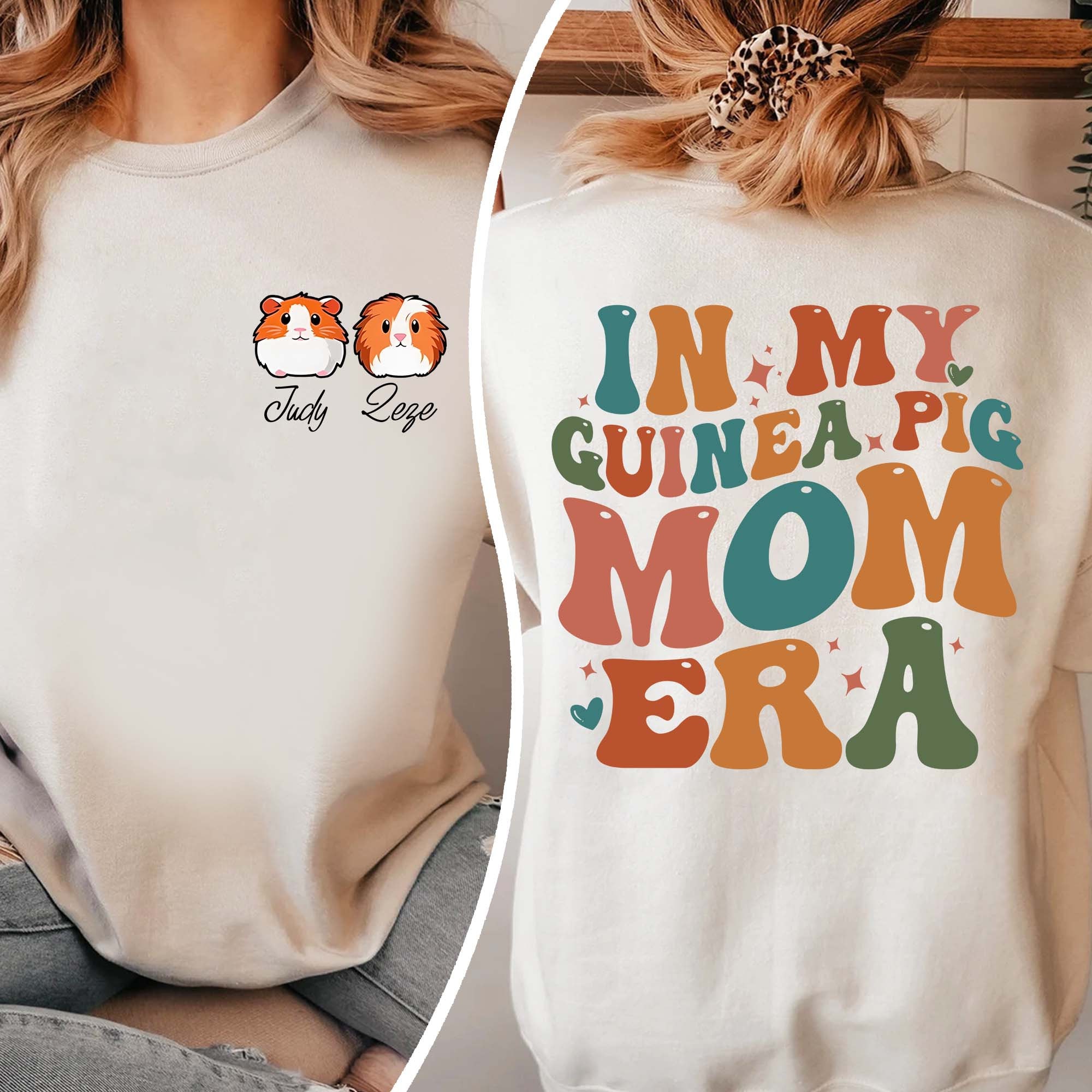 In My Guinea Pig Mom Era Sweatshirt, Guinea Pig Mom Gift, Gu | Inspire ...