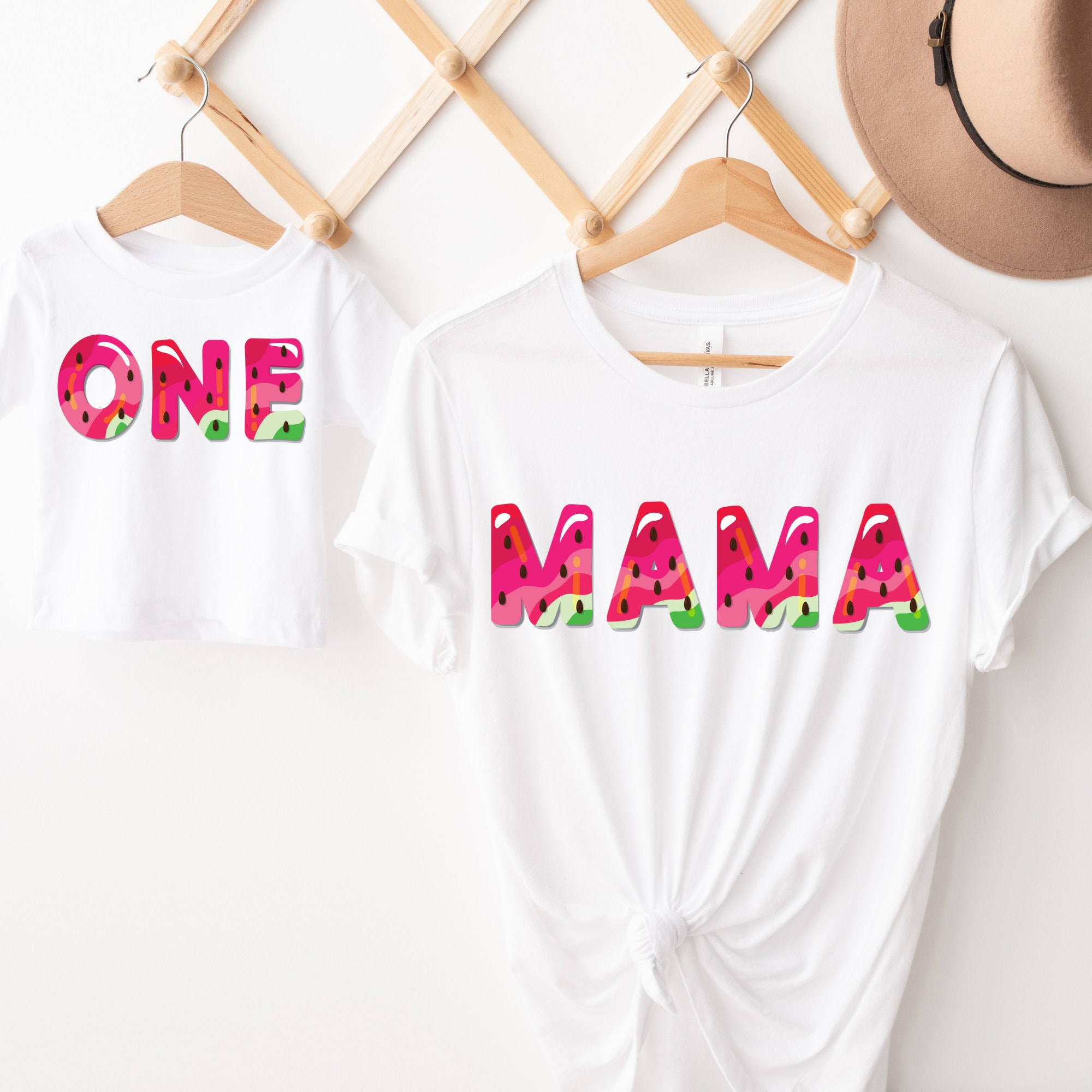 One In A Melon Matching Family Birthday Shirts, Watermelon 1 - Inspire ...