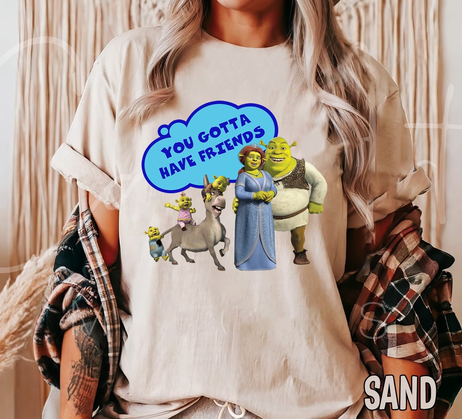 You Gotta Have Friends T-shirt, Shrek And Fiona Family Sweat | Inspire ...