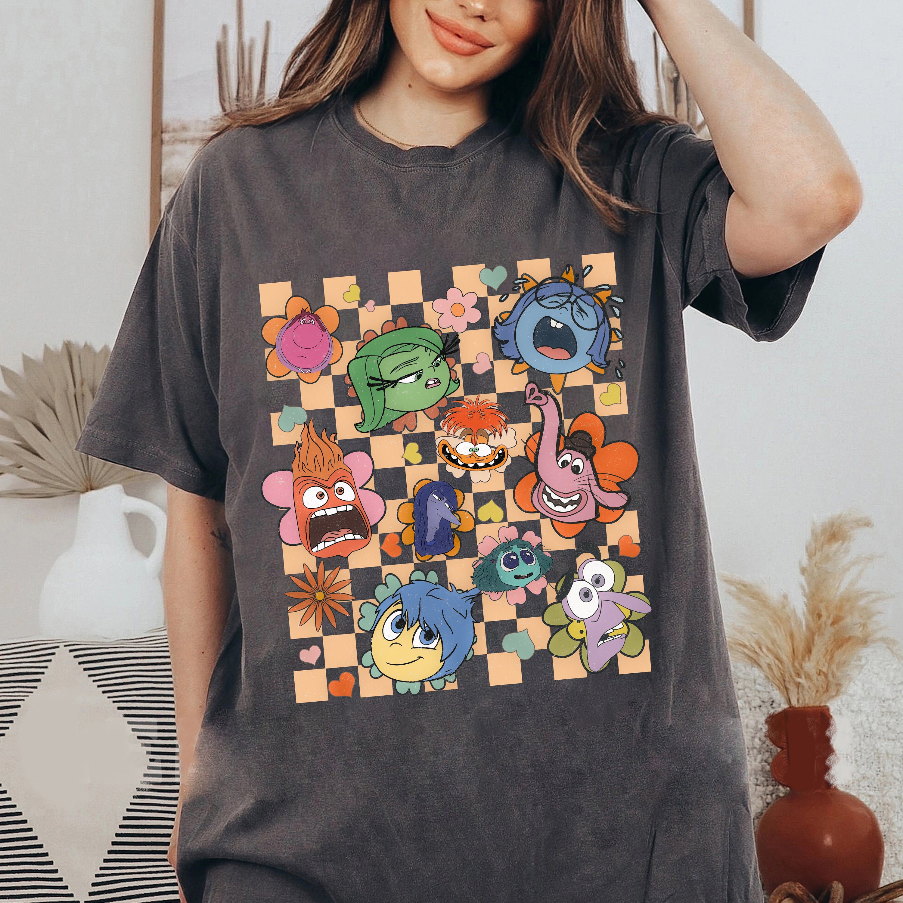 Emotions Inside Out Characters Comfort Colors Shirt, Joy Dis | Inspire ...