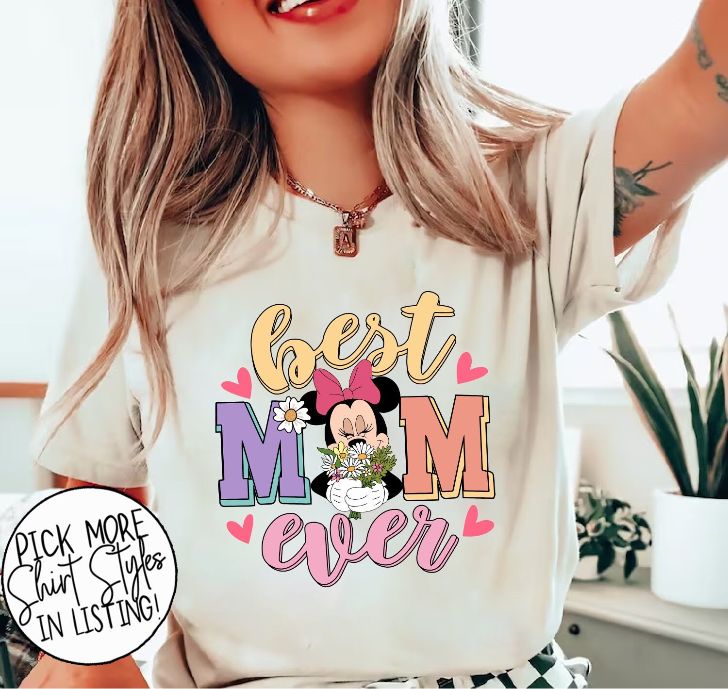 Best Disney Mom Ever Minnie Shirt, Disney Mothers Day Shirt, - Inspire ...