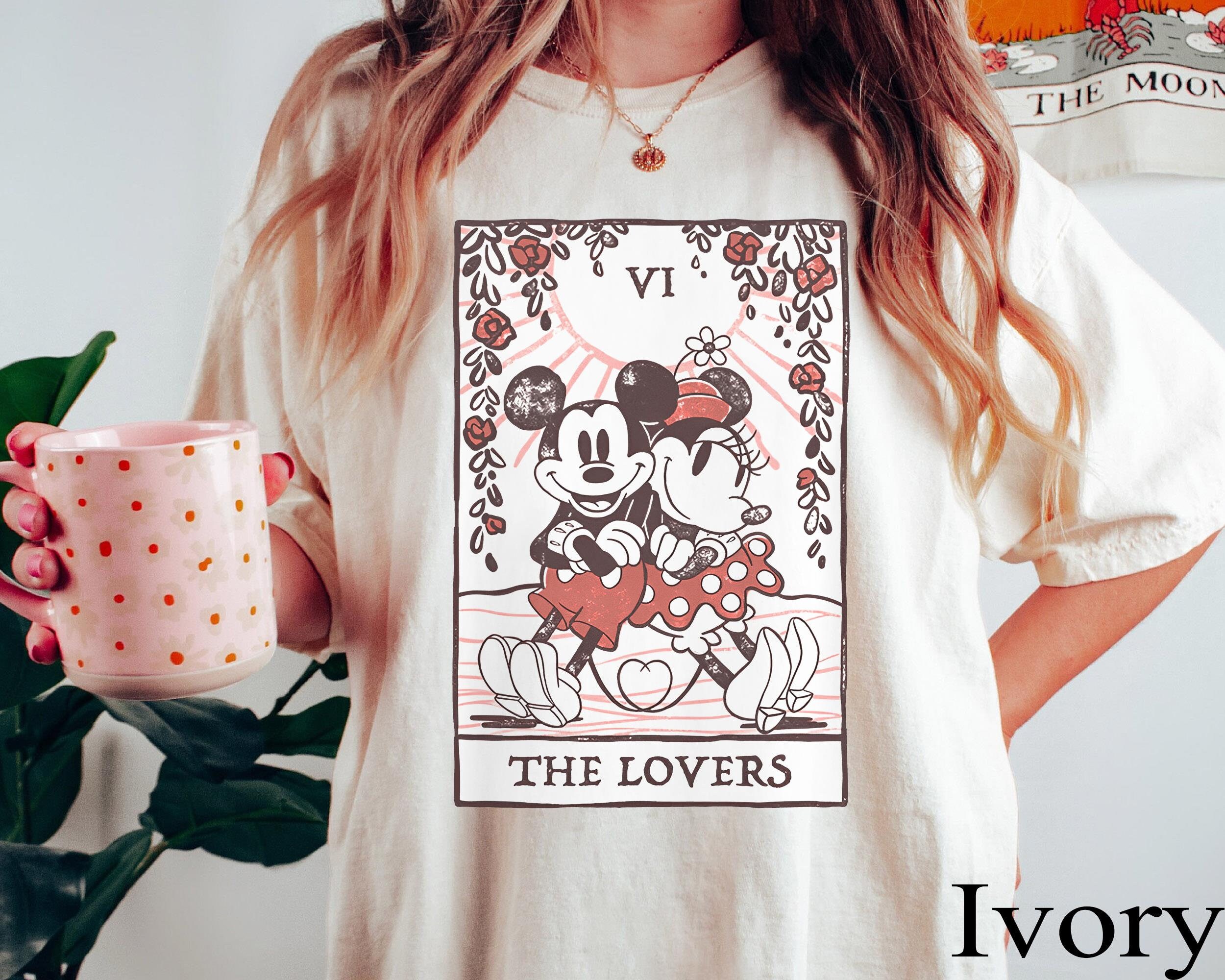 Retro Mickey and Minnie Mouse Tarot Card The Lovers Comfort | Inspire ...