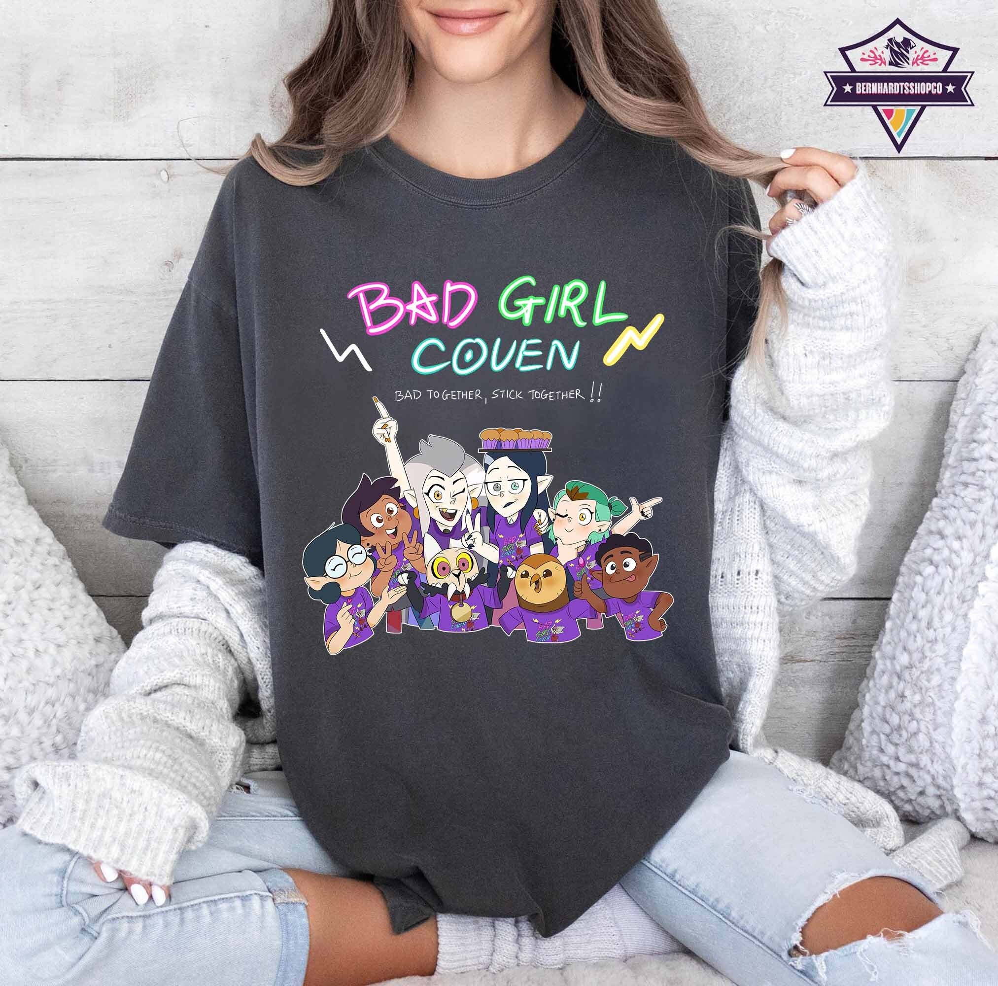 Bad Girl Coven Shirt, The Owl House Shirt, Edalyn Clawthorne - Inspire ...