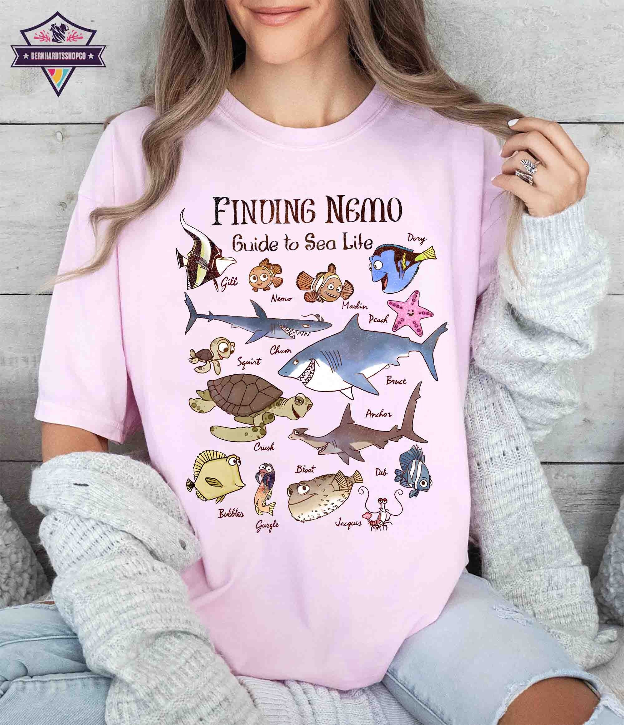Finding Nemo Guide to Sea Life Shirt, Disneyland Finding Nem - Inspire ...