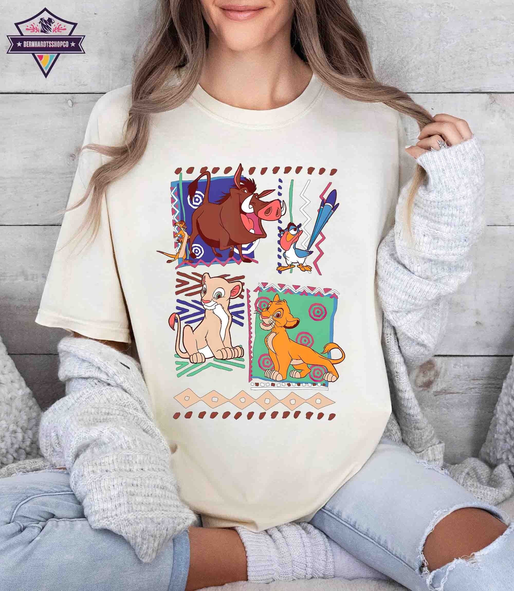 Retro 90s Disney Lion King Simba And Timon Shirt, Vintage Li - Inspire ...