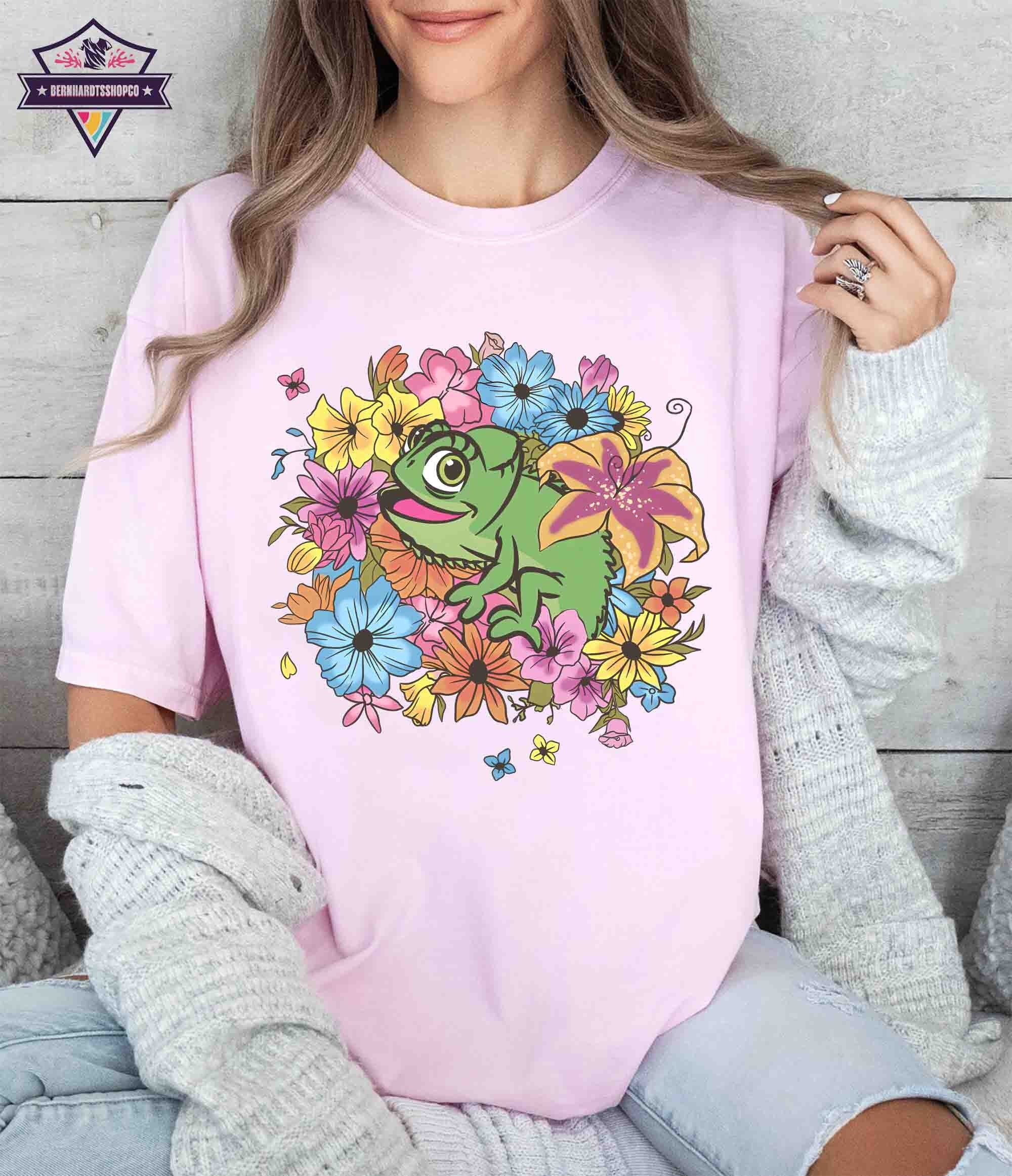 Retro Disney Tangled Pascal Floral Rapunzel Shirt, The Magic | Inspire ...
