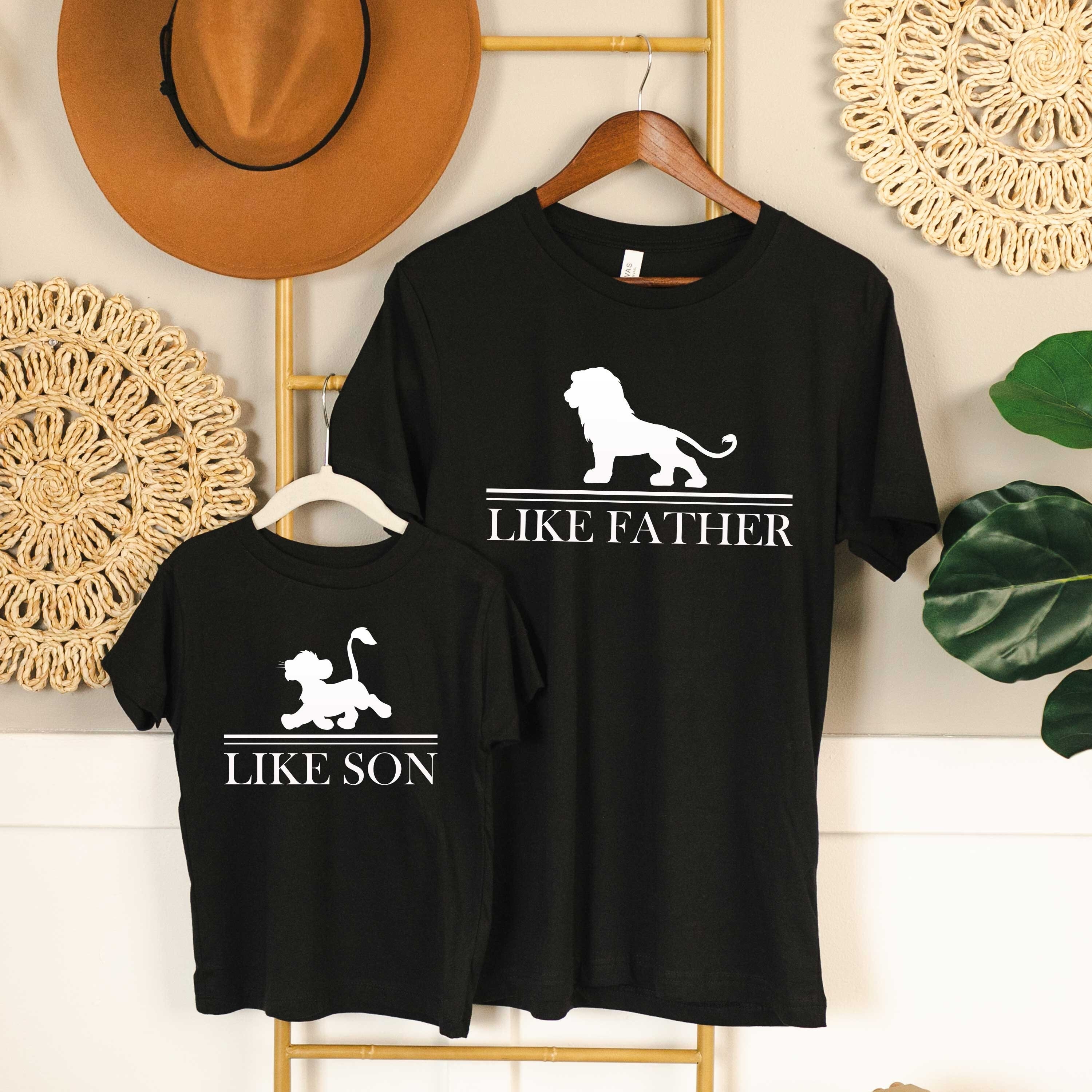 Lion Dad Shirt, Like Father Like Son Shirt, Dad and Kid Matc | Inspire ...