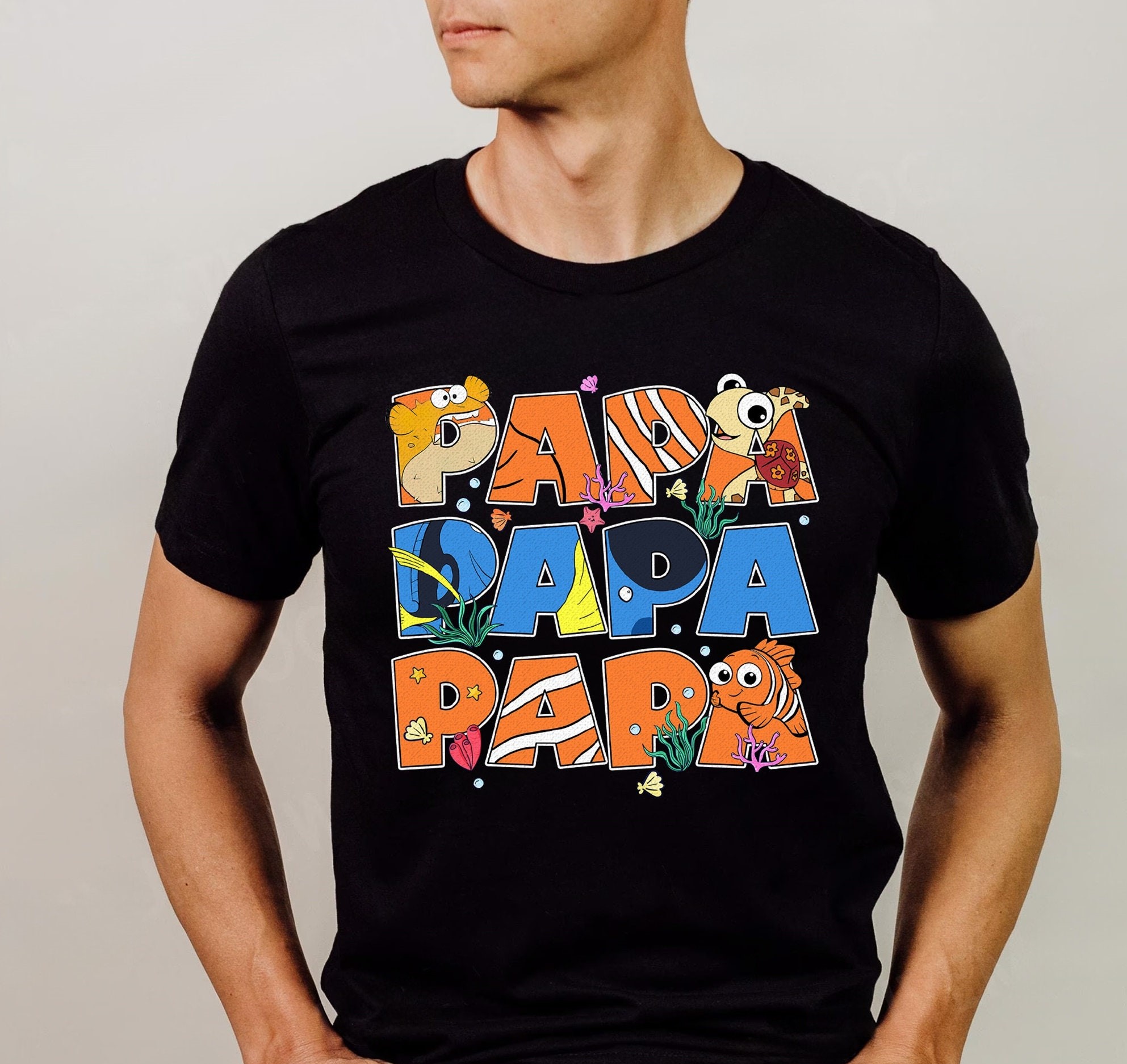 Marlin Finding Nemo Dad Shirt, Papa Shirt, Nemo Marlin Famil | Inspire ...