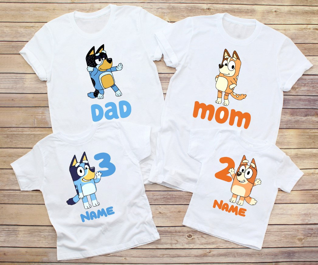 Cute Family Bluey Unisex Classic Shirt, Bluey Family Trips T - Inspire ...