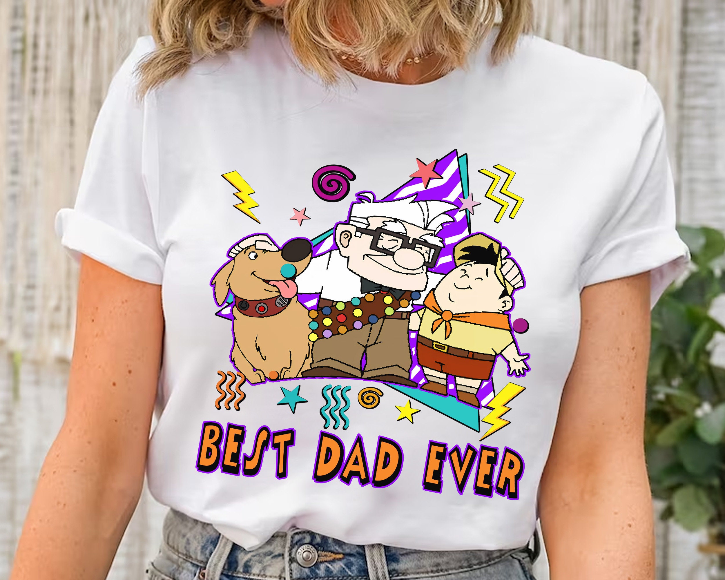 Disney Pixar Up Best Dad Ever Carl Fredricksen Russell Dug R - Inspire ...