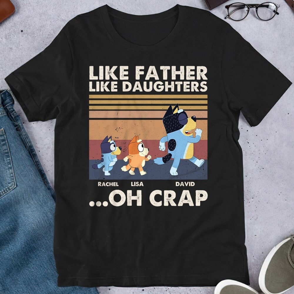 Personalized Bluey family Shirt, Bluey Dad and kids shirt, B | Inspire ...