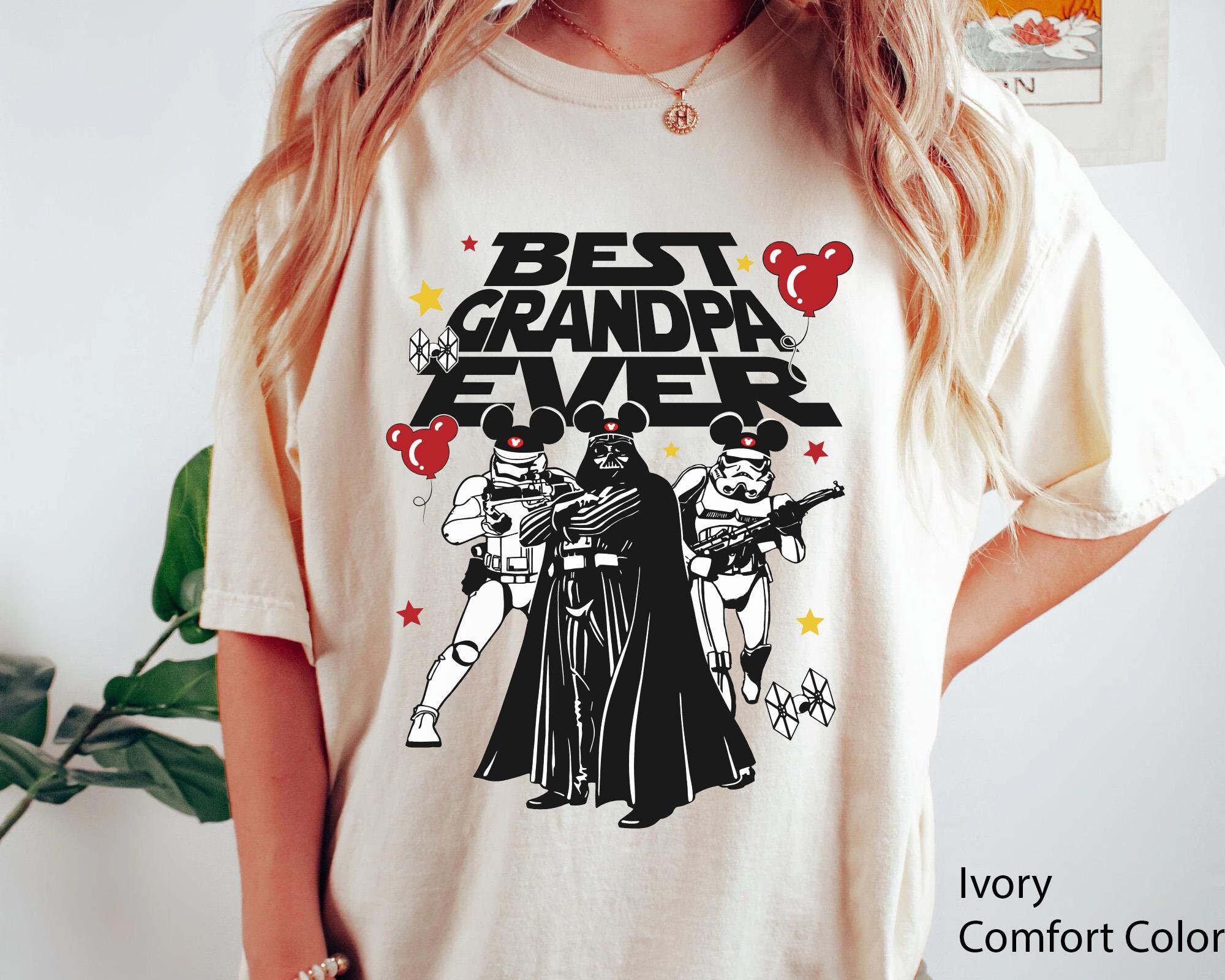 Darth Vader Stormtrooper Best Grandpa Ever Comfort Colors Sh | Inspire ...