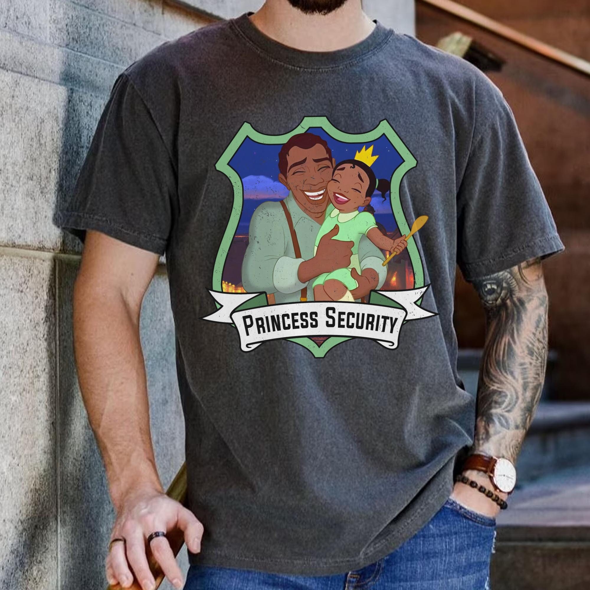 Disney Tiana And James Princess Security Comfort Colors T-sh | Inspire ...