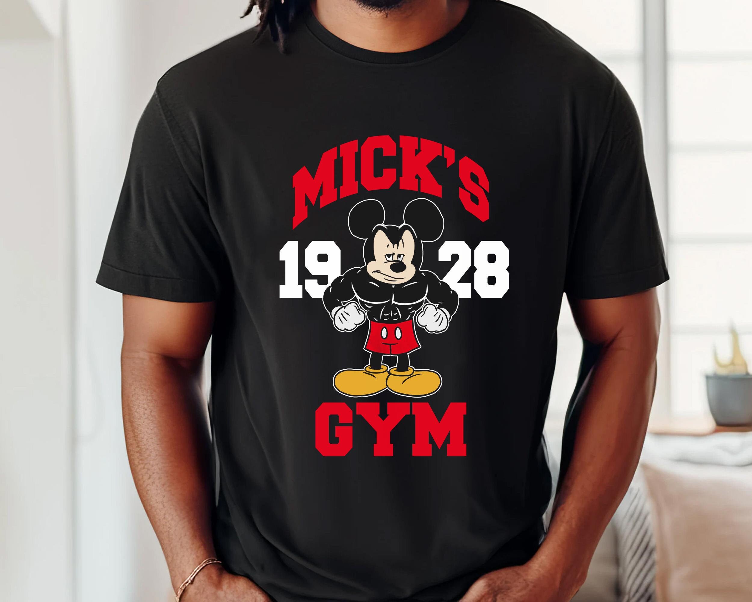 Retro Mickey Mouse Micks Gym Est 1928 Comfort Colors T-shirt | Inspire ...
