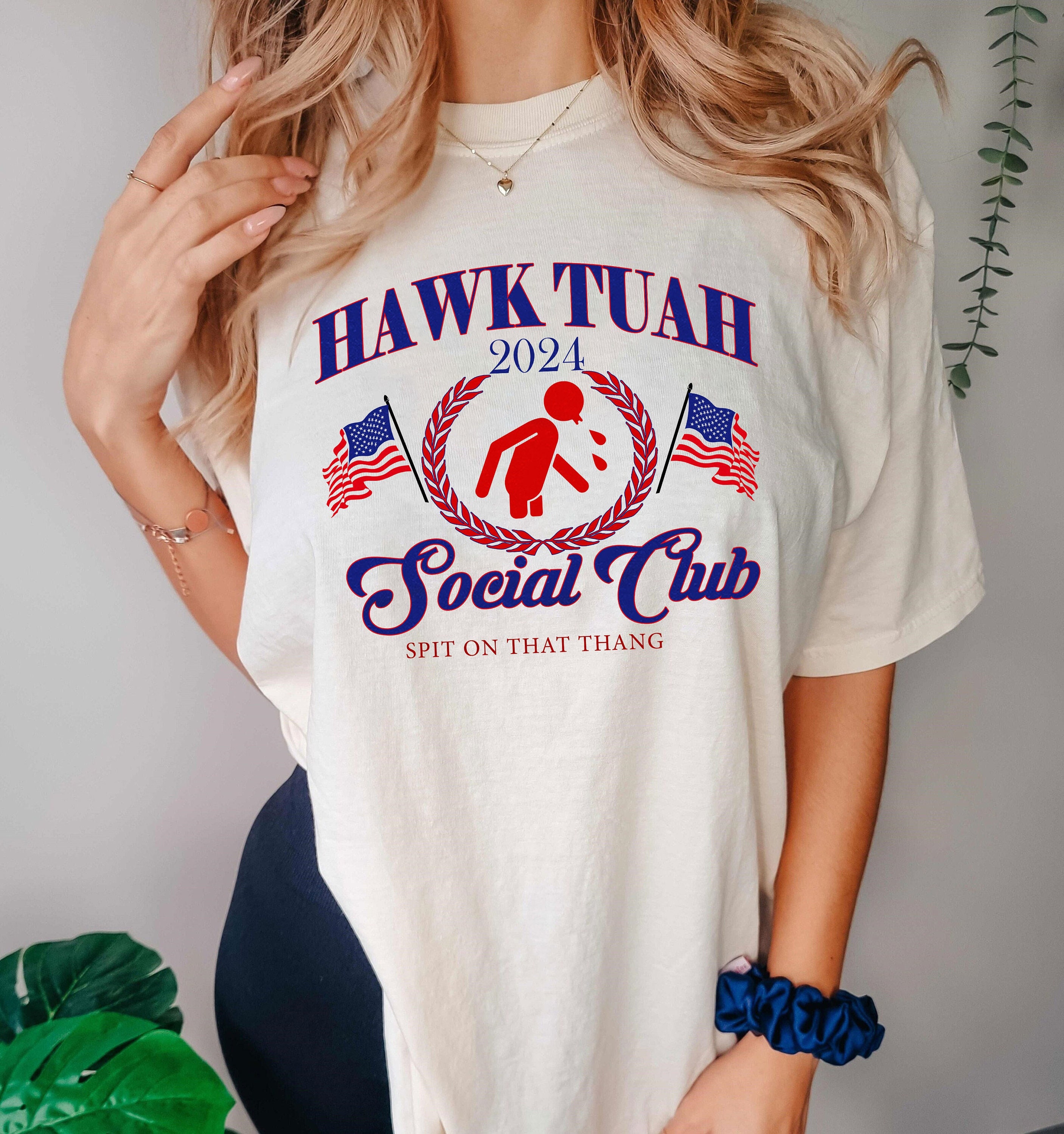 Hawk Tuah 24 Shirt, Hawk Tuah Social Club Tiktok Viral Trend | Inspire ...