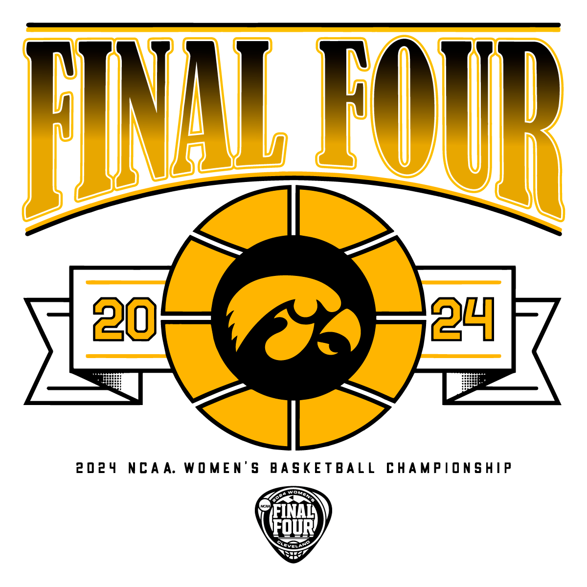 Final Four Iowa Womens Basketball Championship SVG - Inspire Uplift
