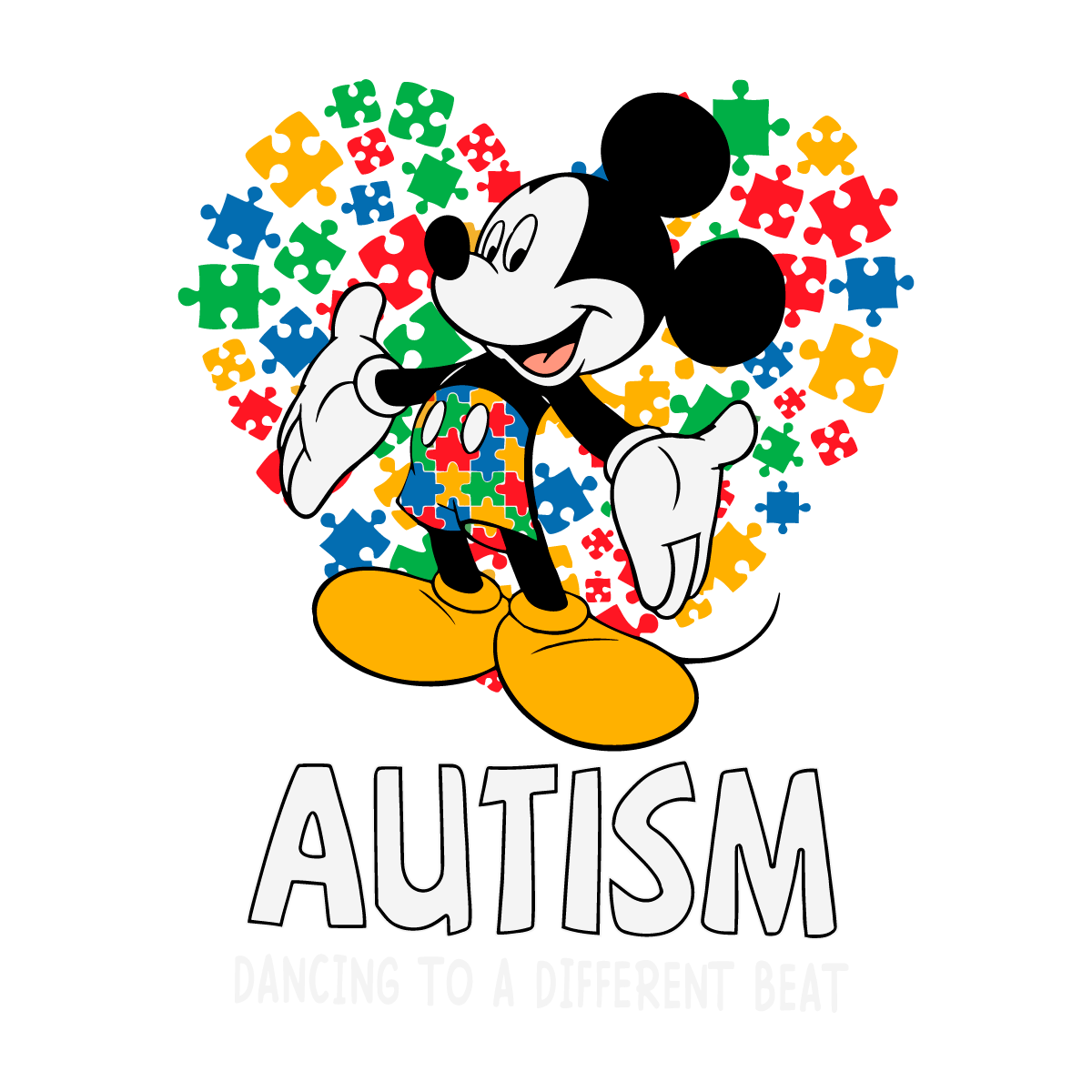 Funny Mickey Dancing To A Different Beat SVG | Inspire Uplift