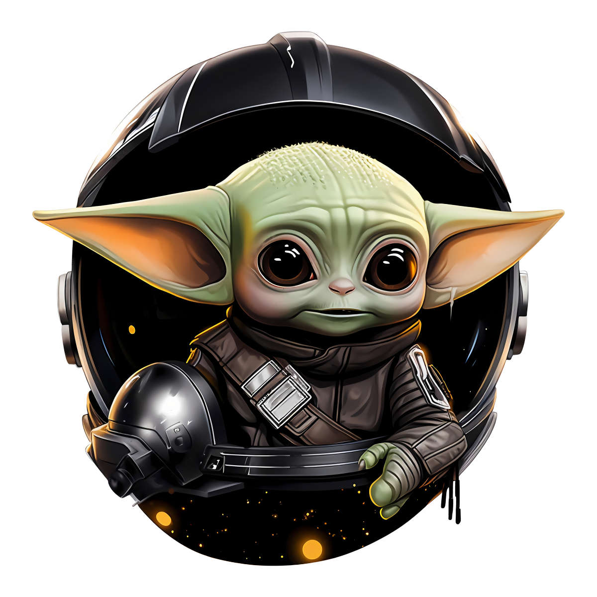 yoda clipart, transparent png, baby yoda, cute alien, craft | Inspire ...