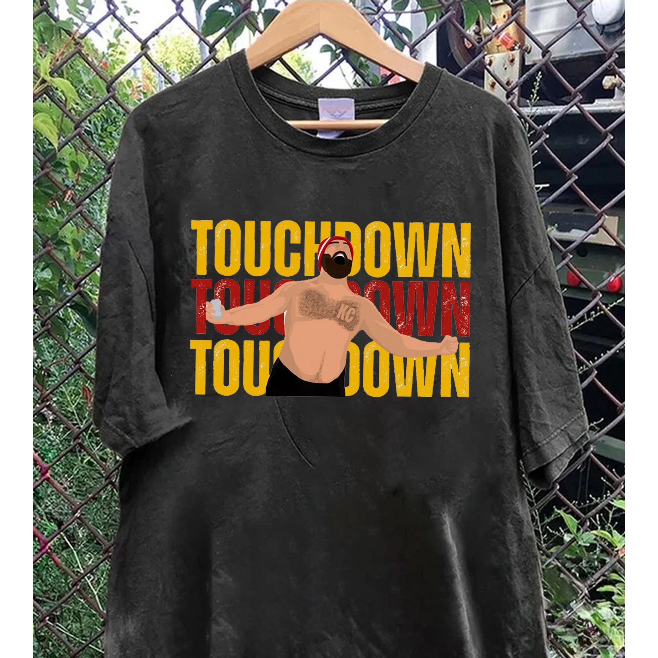 TOUCHDOWN, Jason Kelce Shirtless Shirt , Kansas City- KC ove | Inspire ...