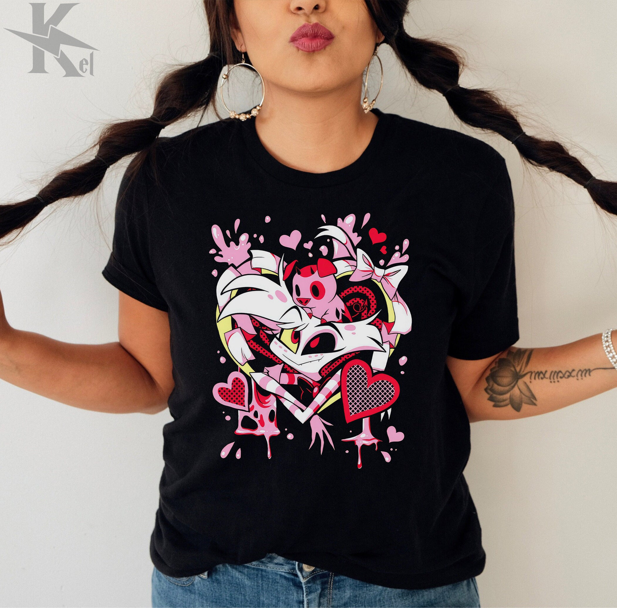 Angel Dust x Fat Nuggets Shirt, Angel Dust Hazbin Hotel Shir | Inspire ...
