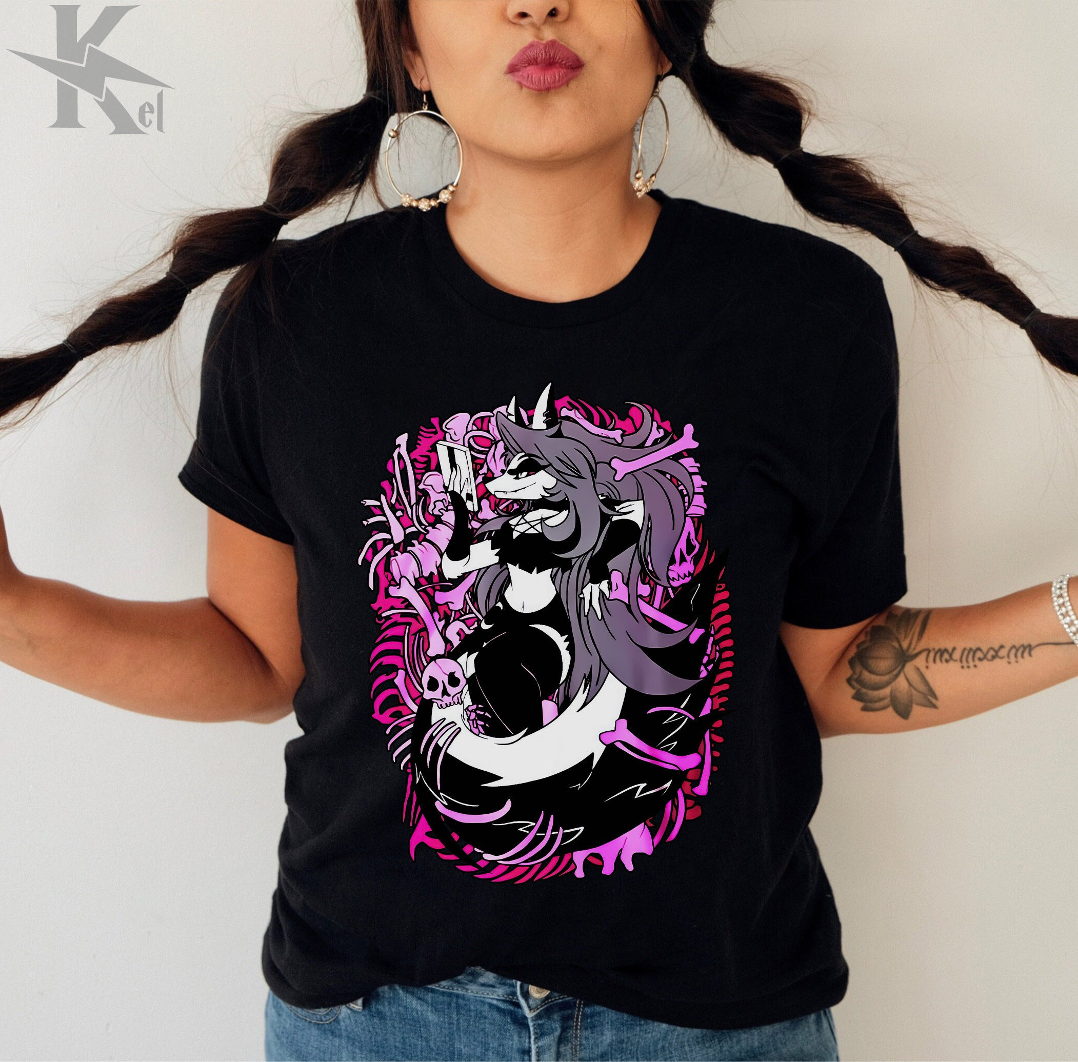 Comfort Colors Loona Gothic Shirt, Loona Demon Helluva Boss, - Inspire ...
