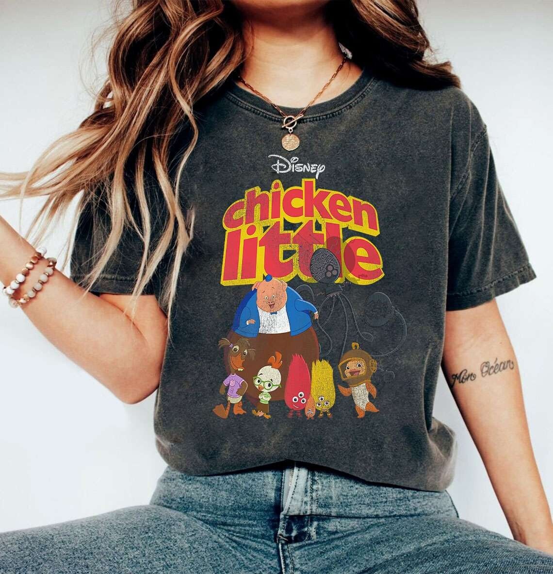 Disney Chicken Little Characters Retro Premium T-Shirt, Chic | Inspire ...