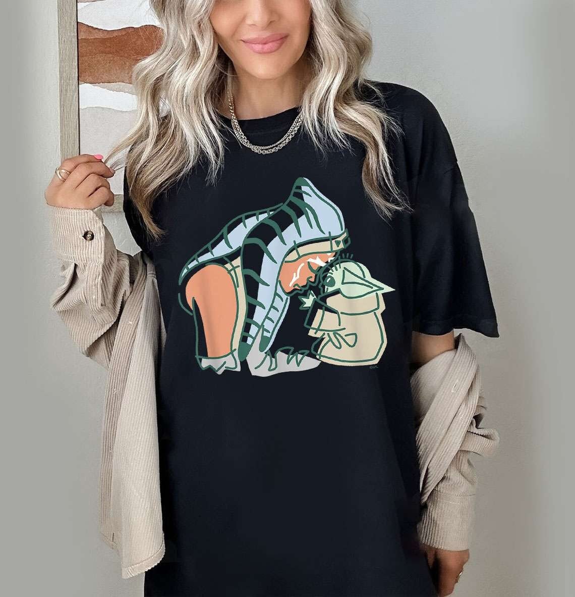 Disney Star Wars Grogu and Ahsoka Tano Force Connection T-Sh | Inspire ...